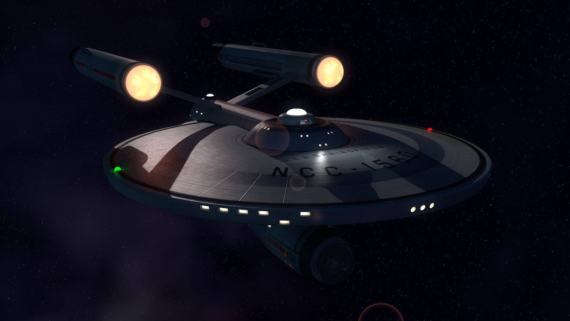 ArtStation - U.S.S. Springfield, Pioneer-class