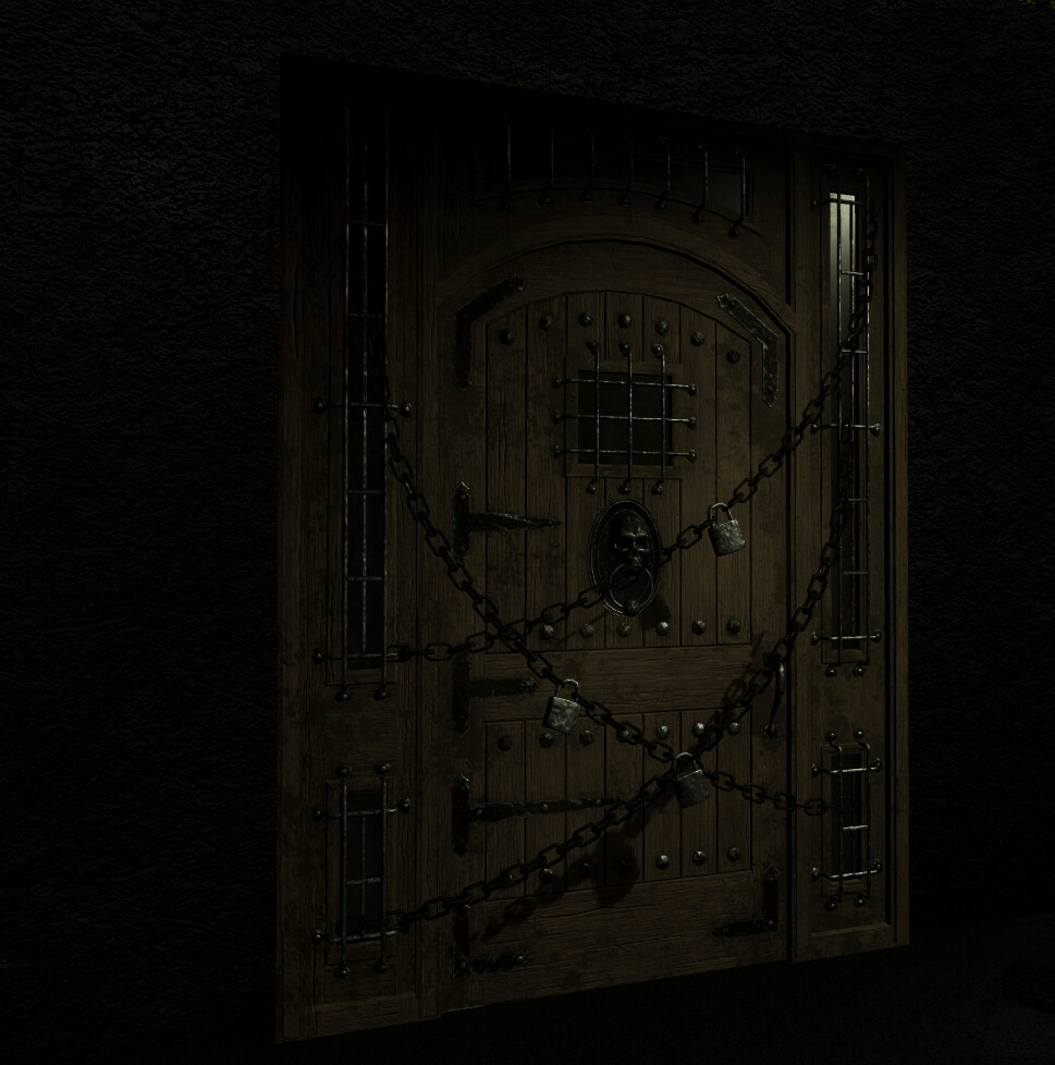 ArtStation - Big Scary Dungeon Door