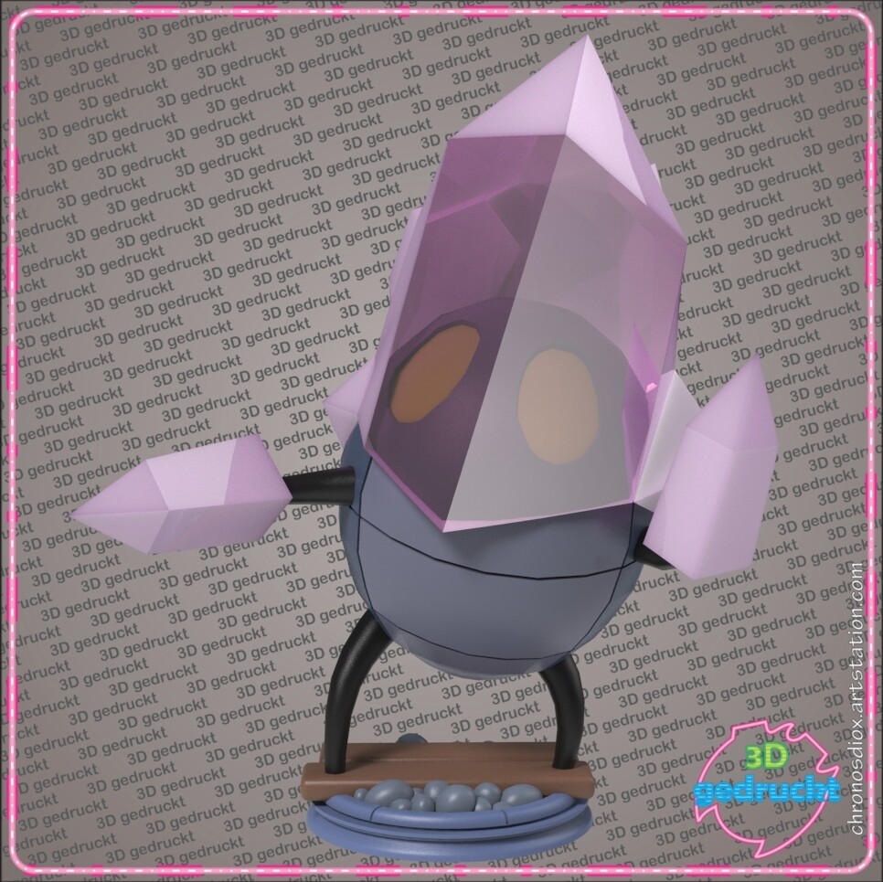 ArtStation - Crystal Guardian fanart figure design