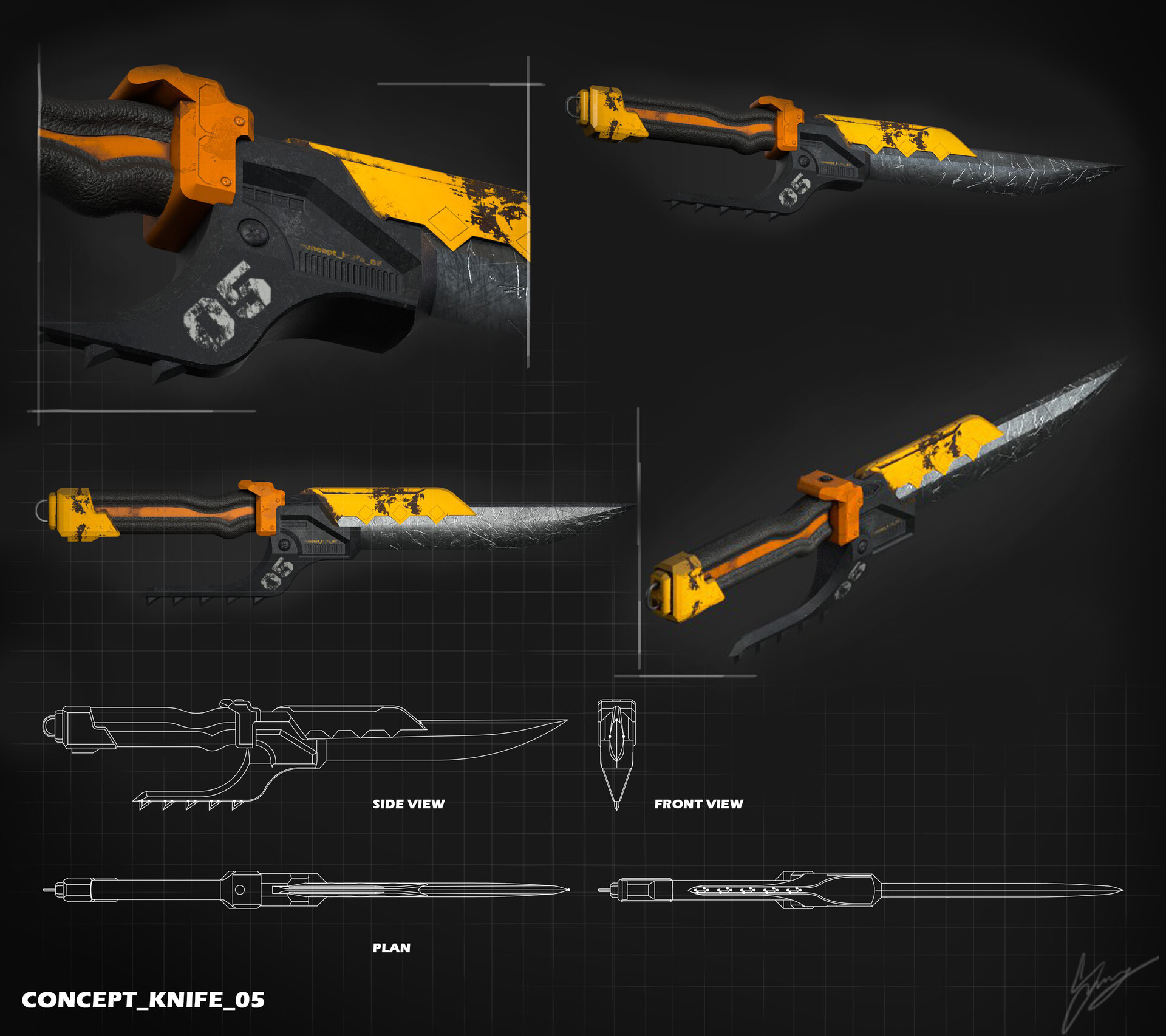 ArtStation - CONCEPT_KNIFE_05