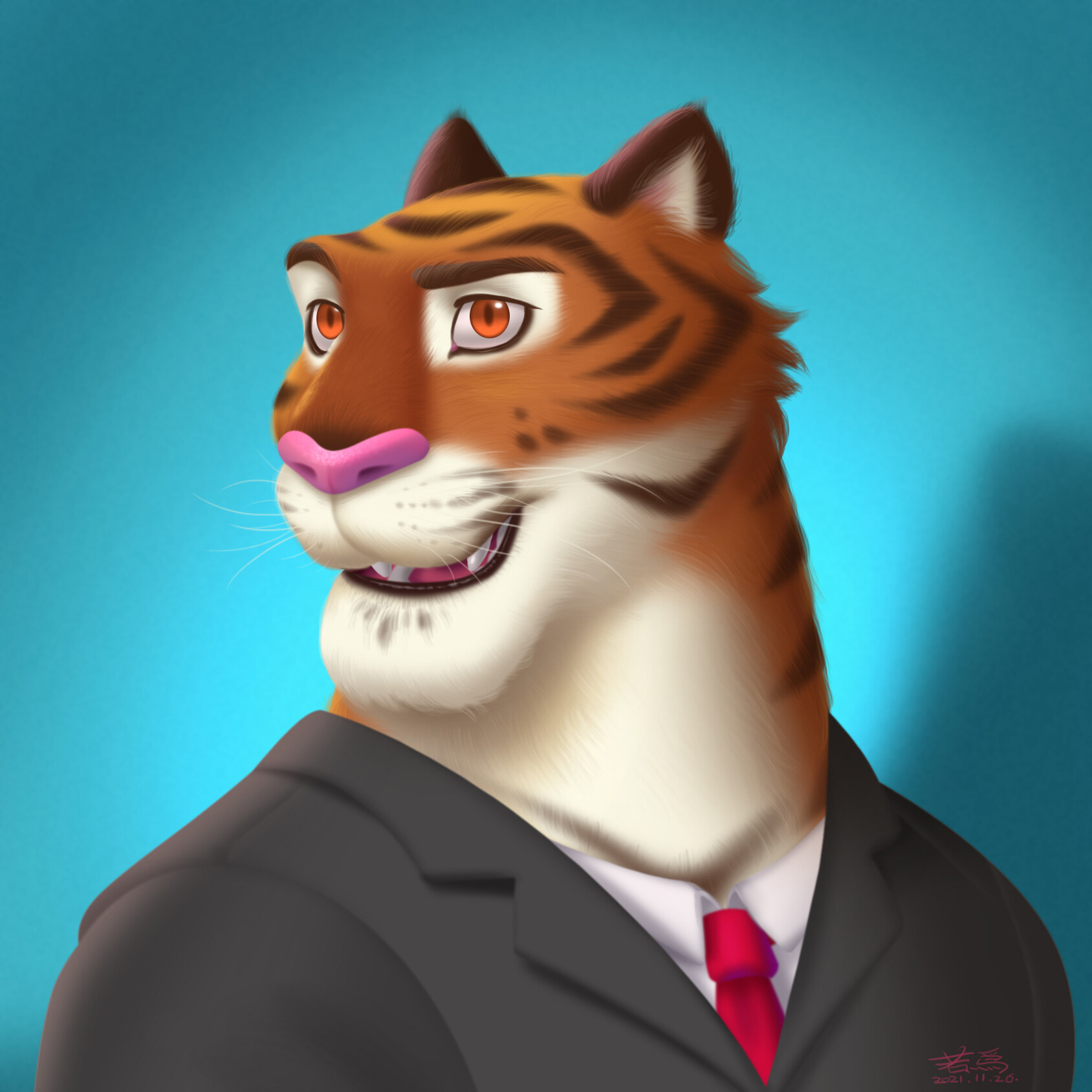 ArtStation - tiger face