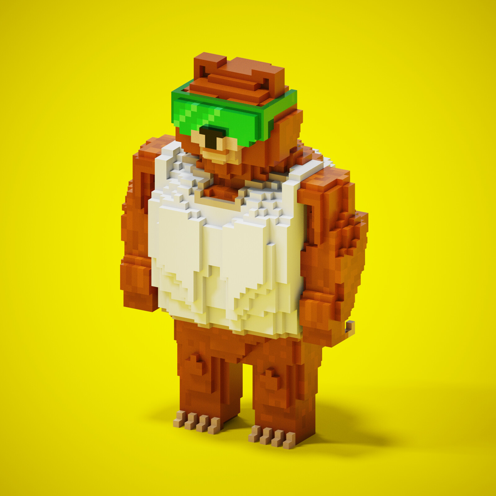 Vizuu3d - Voxel Bear