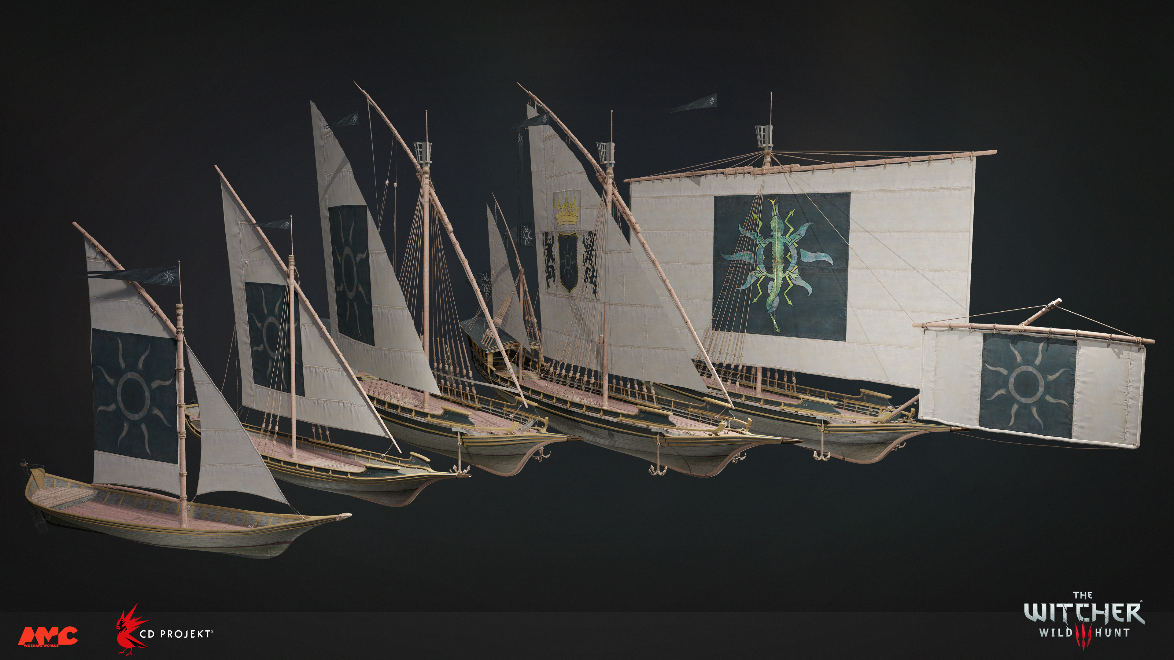 AMC Studio - Witcher 3 - Ships