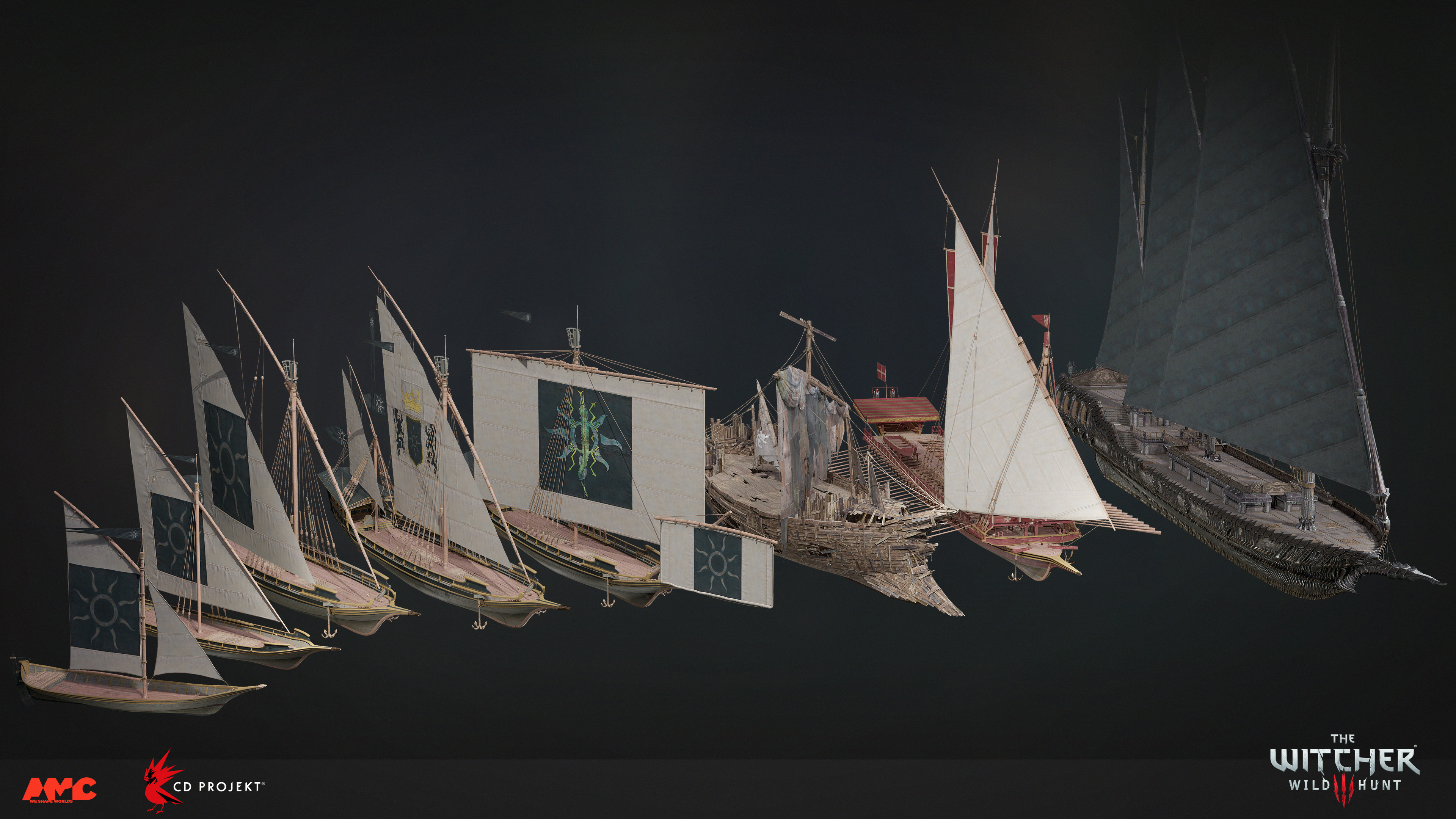 AMC Studio - Witcher 3 - Ships