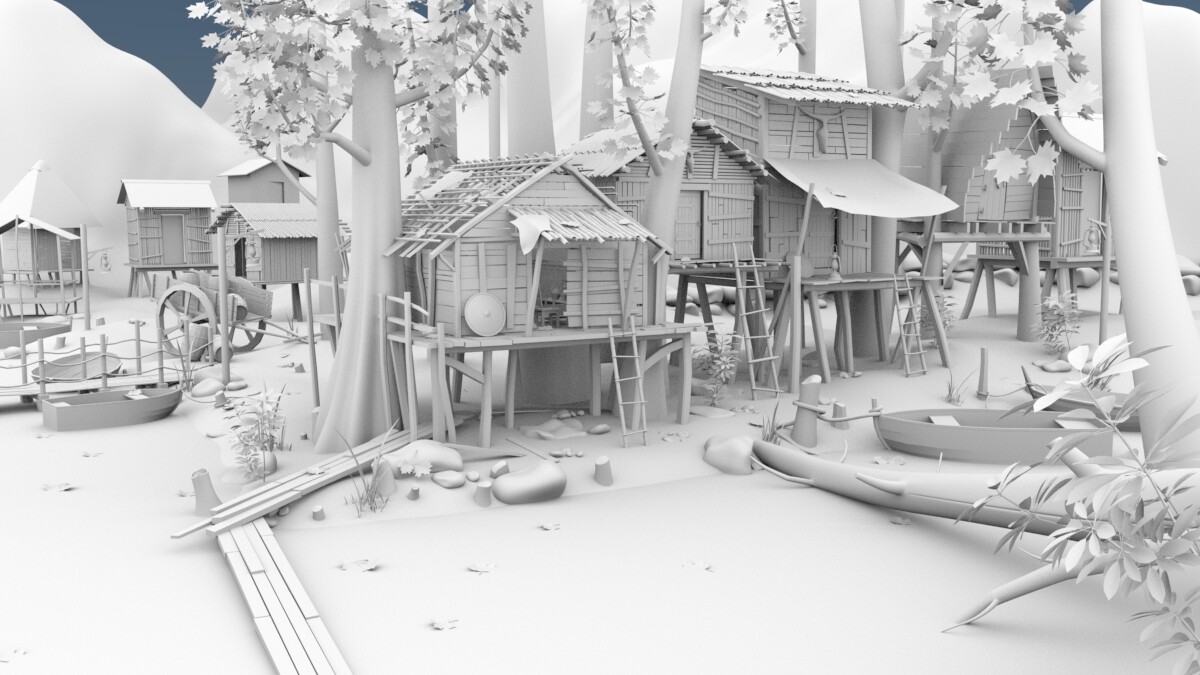 ArtStation - environment modeling