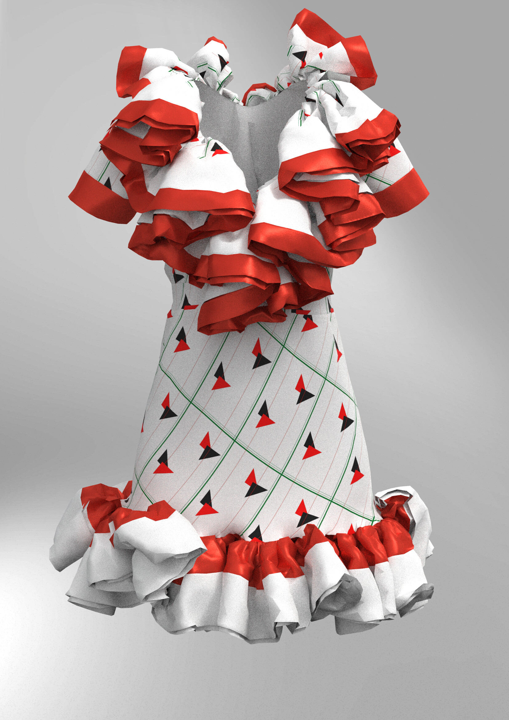 ArtStation - Christmas elf dress