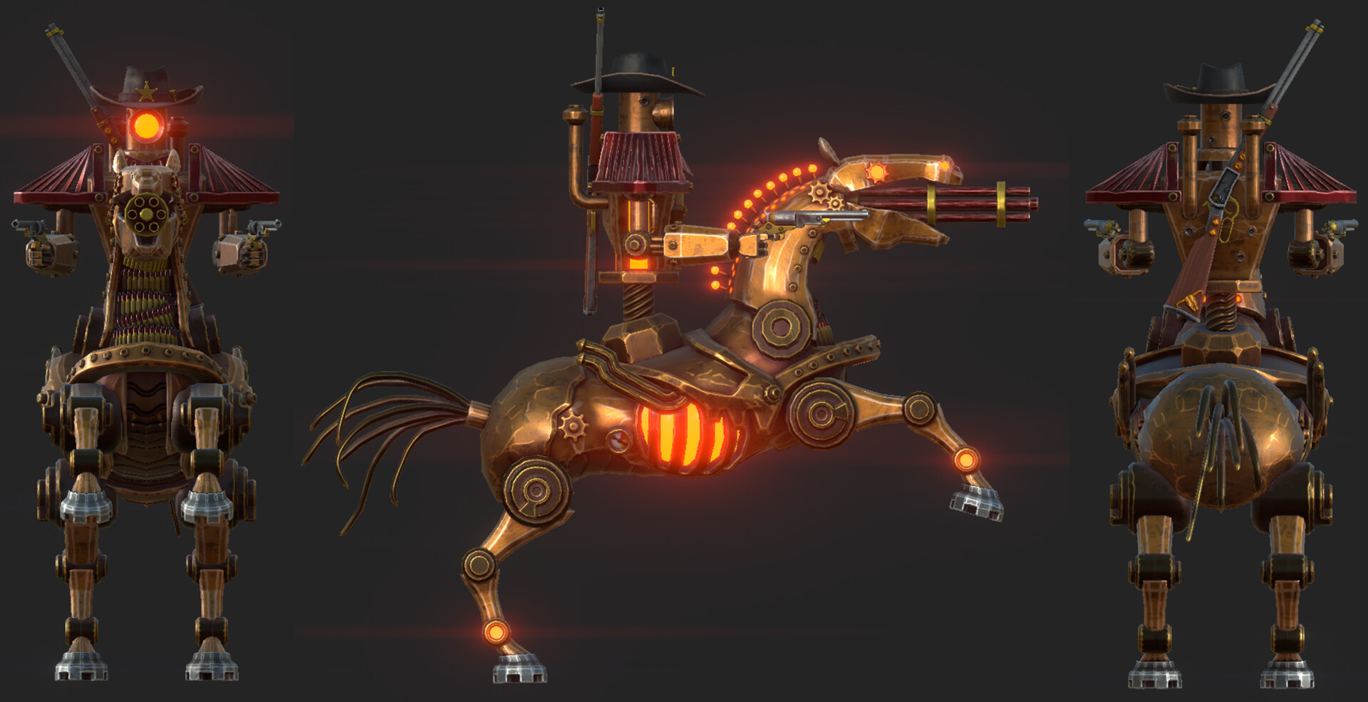 Tobias Terrero - Steampunk Automaton Sheriff
