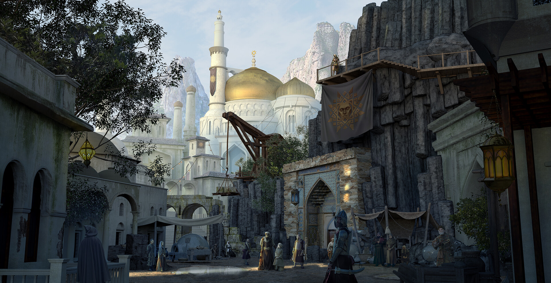 ArtStation - Middle East Fantasy City