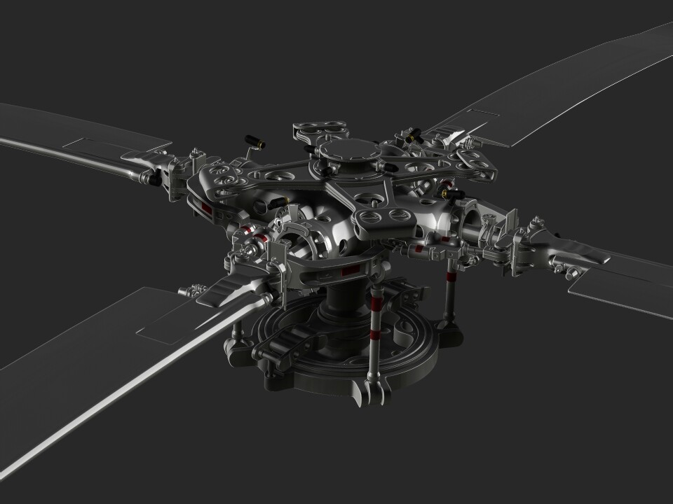 ArtStation - UH-60 Black Hawk - Helicopter Rotor