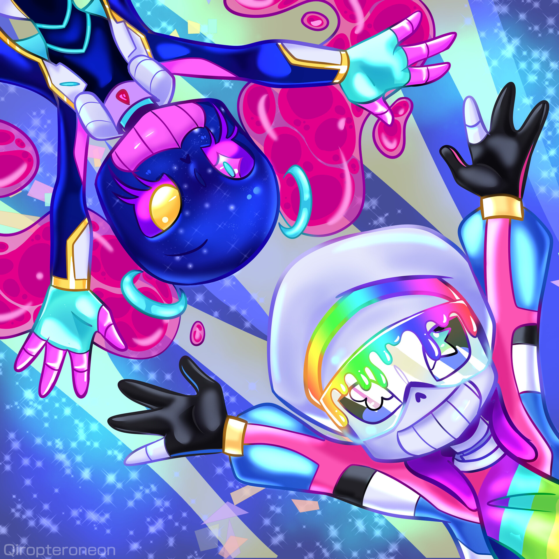 ArtStation - Rainbow Flyer & Spica