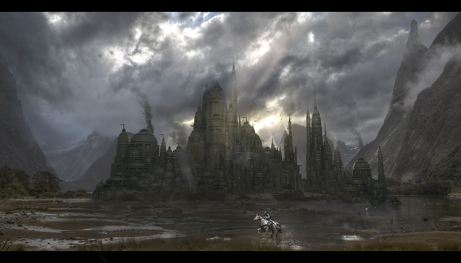ArtStation - Castle Matte Painting 5