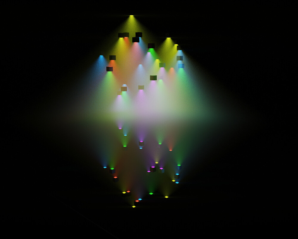 ArtStation - voxel light in dark