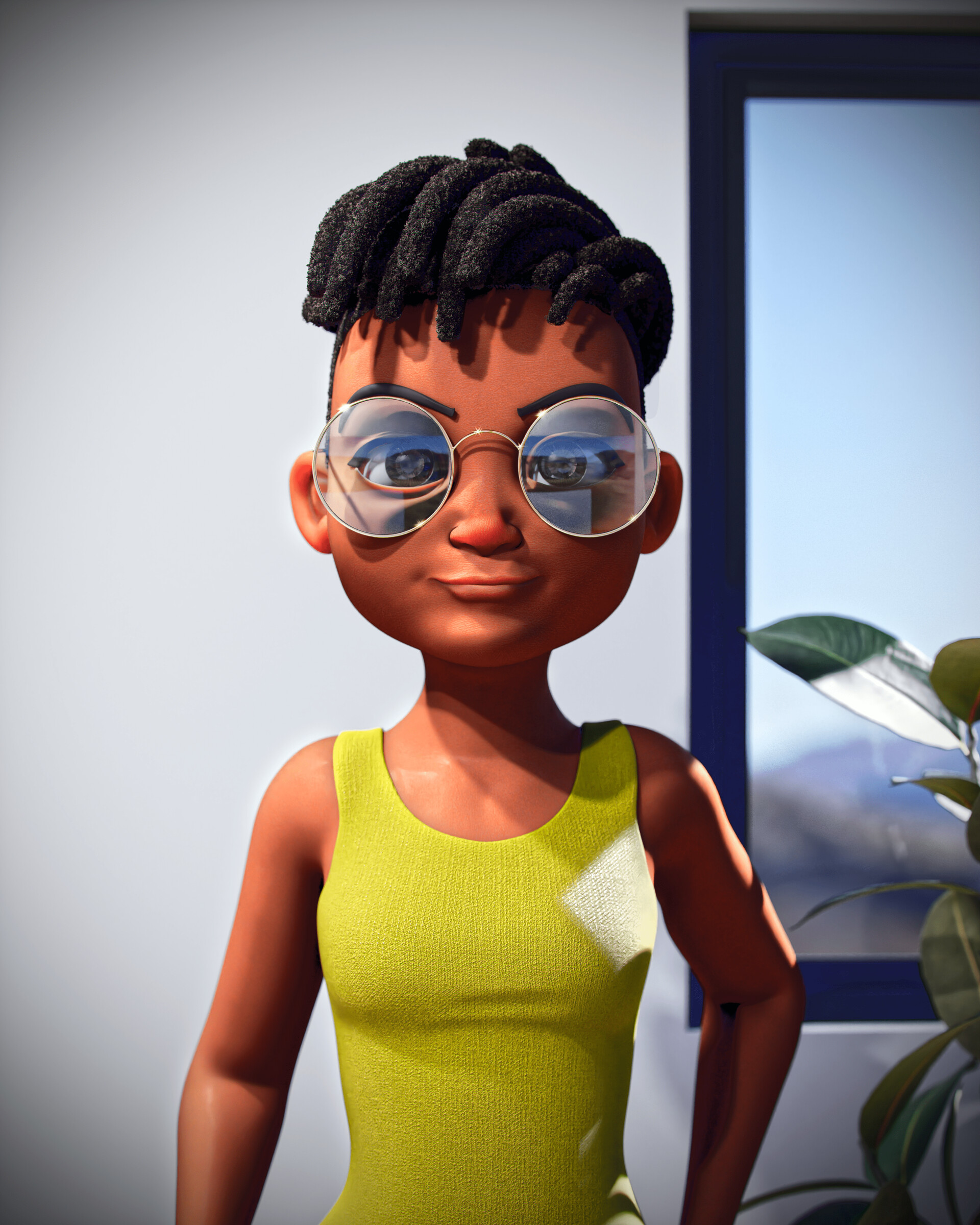 ArtStation - Valentina digital influencer 3d