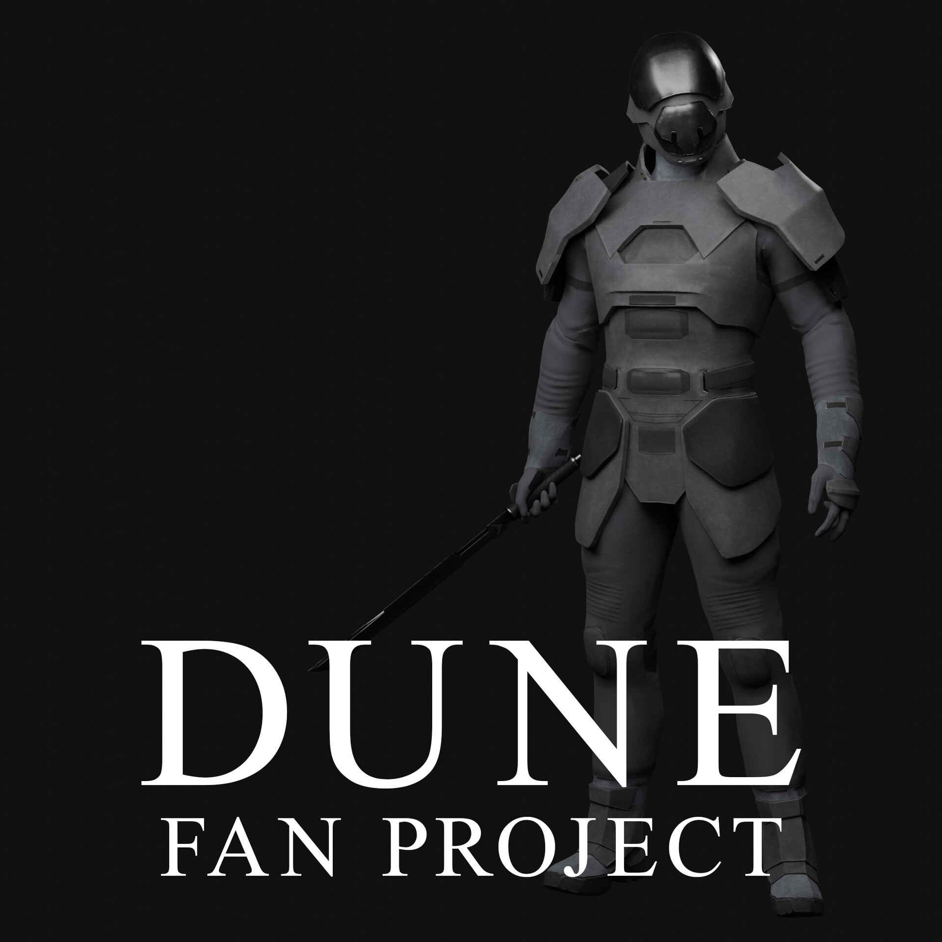 ArtStation - Atreides Soldier (Fan project) - part one