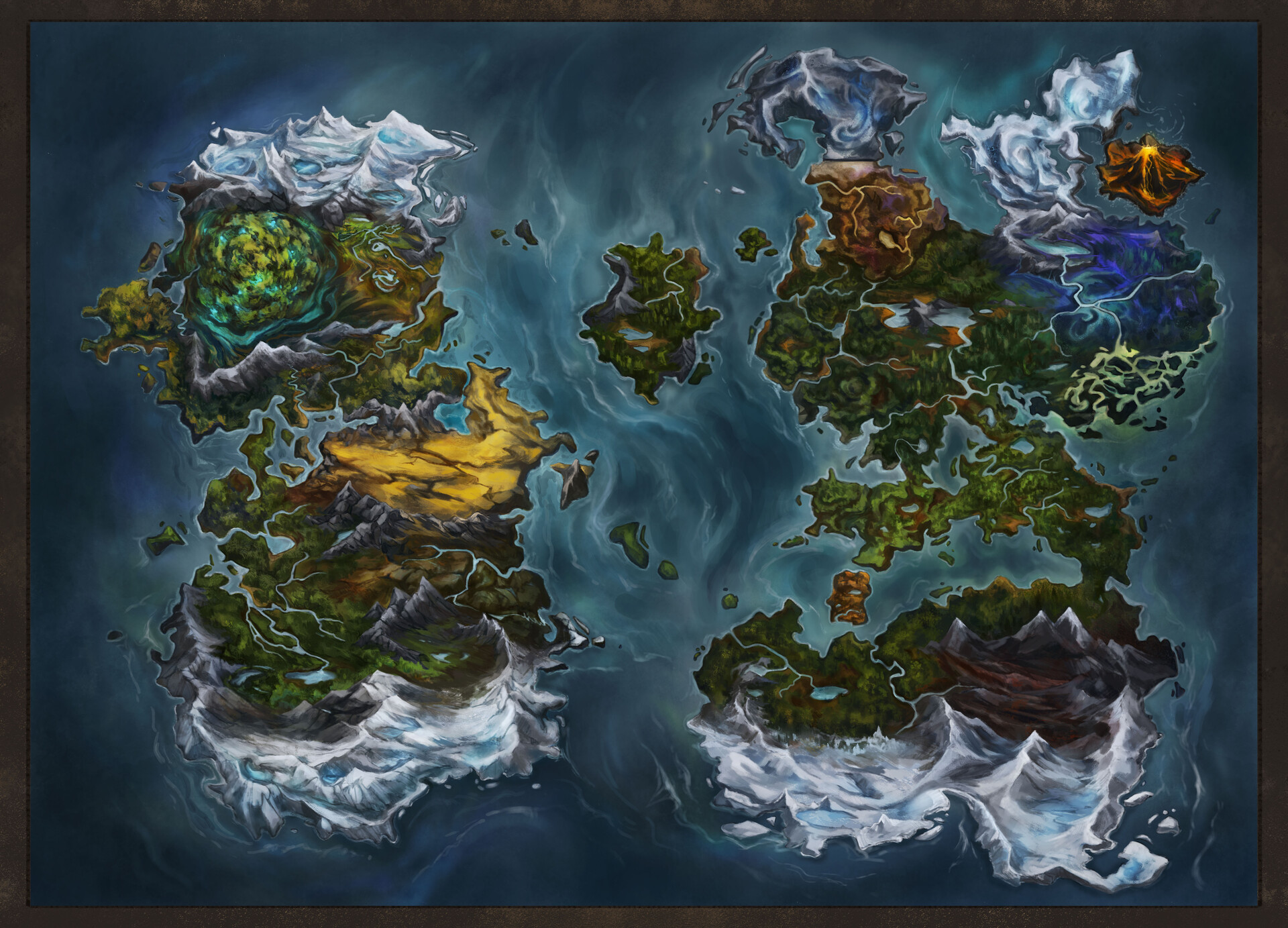 ArtStation - A Map of Theseldor