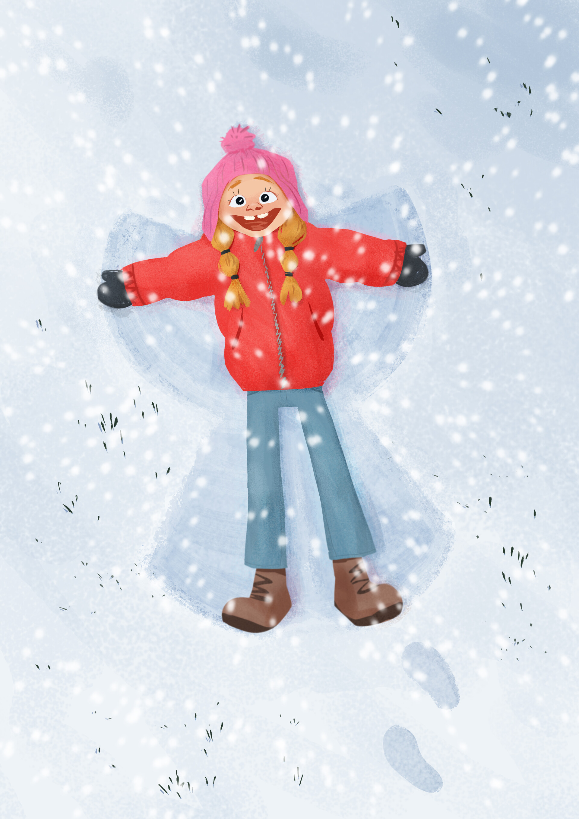 Snow Angel Clipart