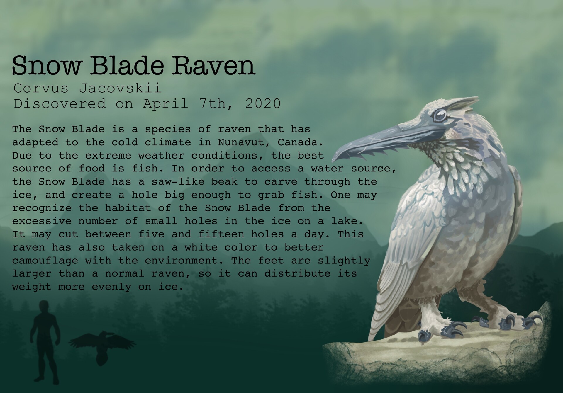 ArtStation - Snow Blade Raven