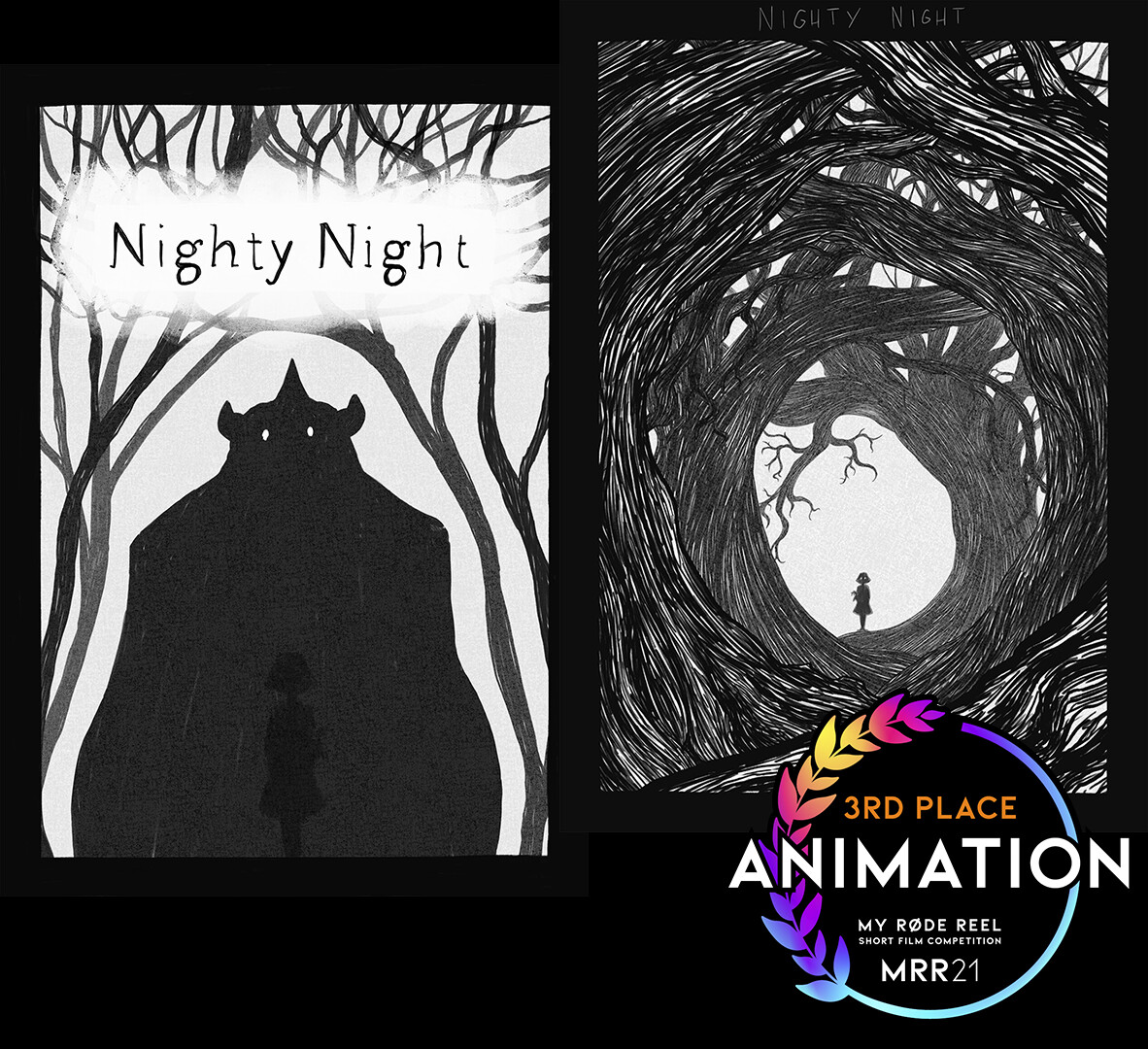 ArtStation - Nighty Night - Scary Book Illustrations