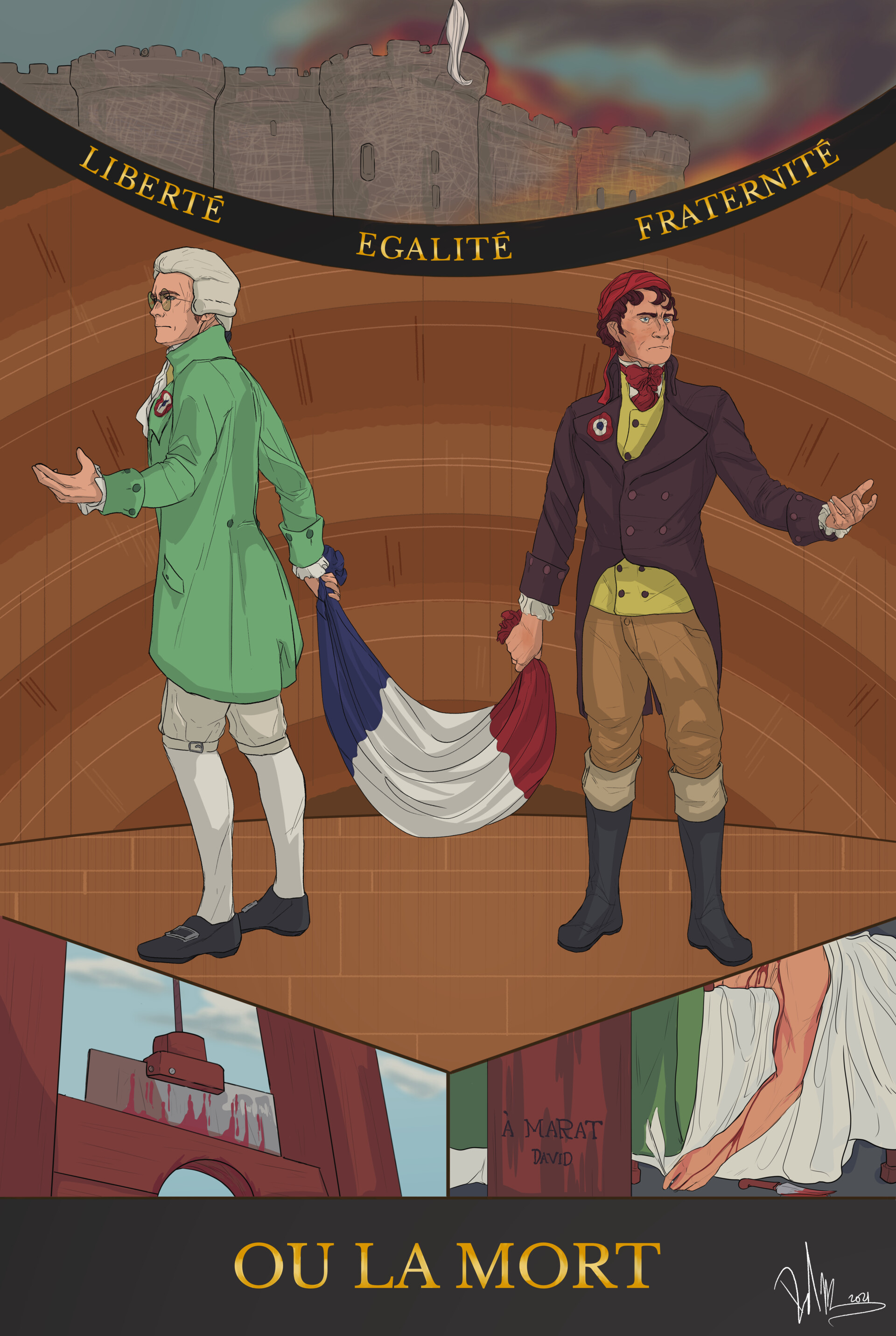 French Revolution Poster by David Mano — ProUser.Me