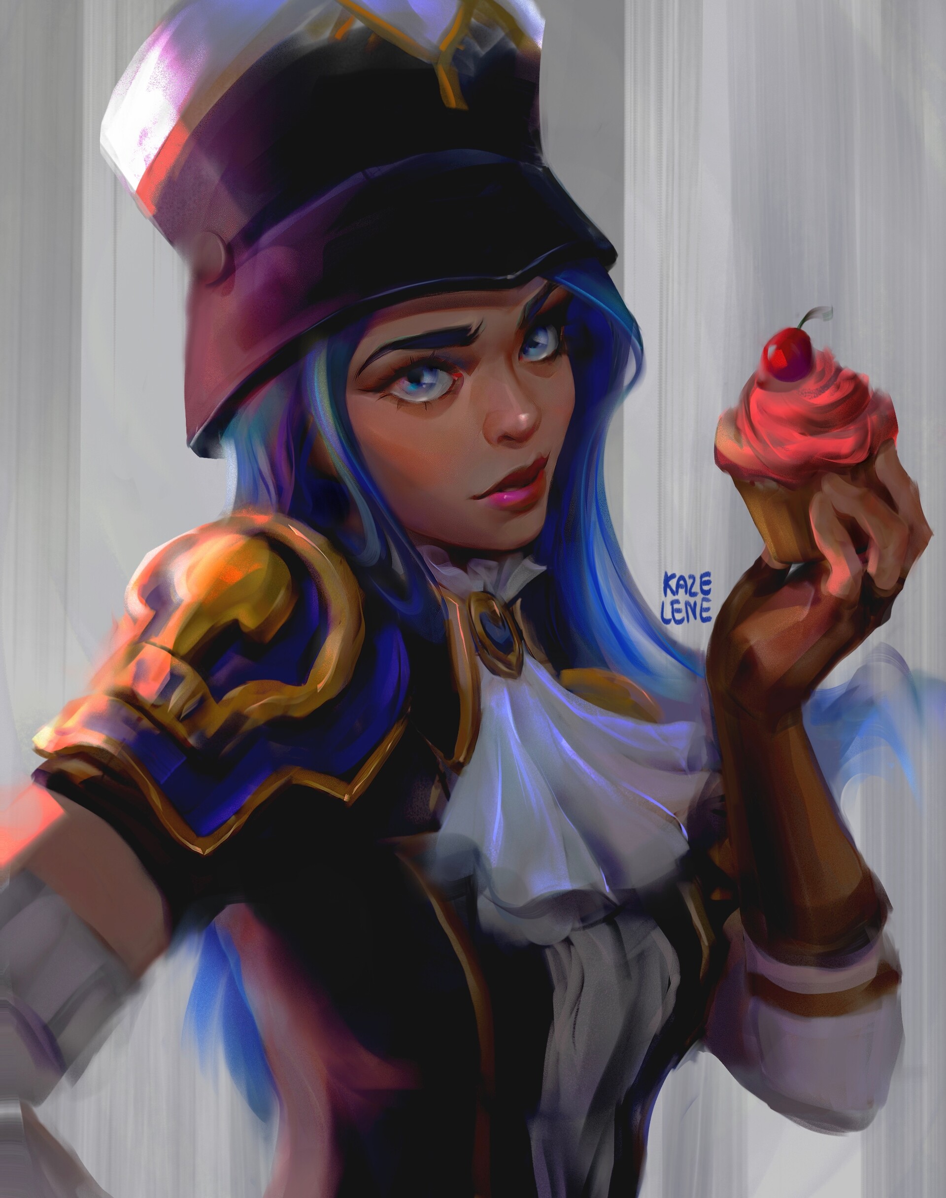 ArtStation - Arcane Caitlyn