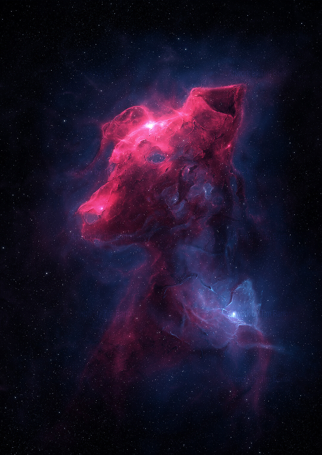 Good Boy Nebula by Tim Barton : r/ImaginaryStarscapes