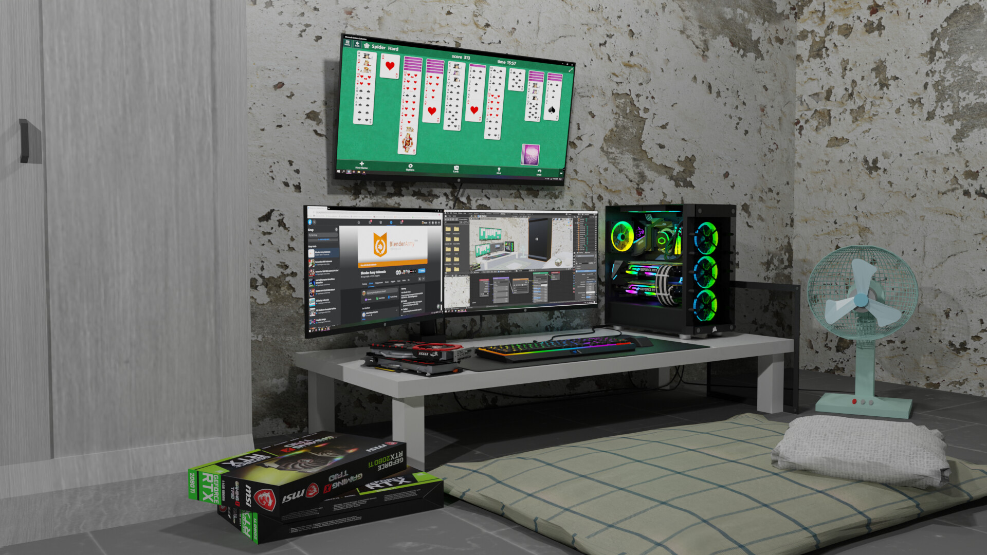 ArtStation - Daily 3D Setup (Desktop - Workstation)