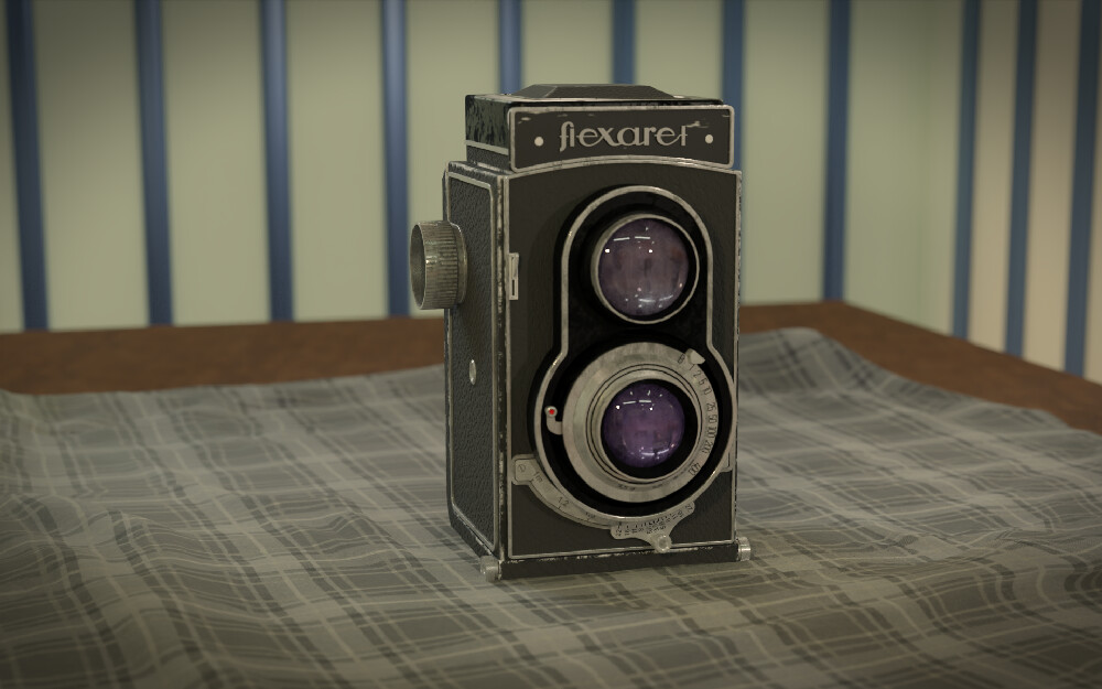 ArtStation - Old Flexaret Camera