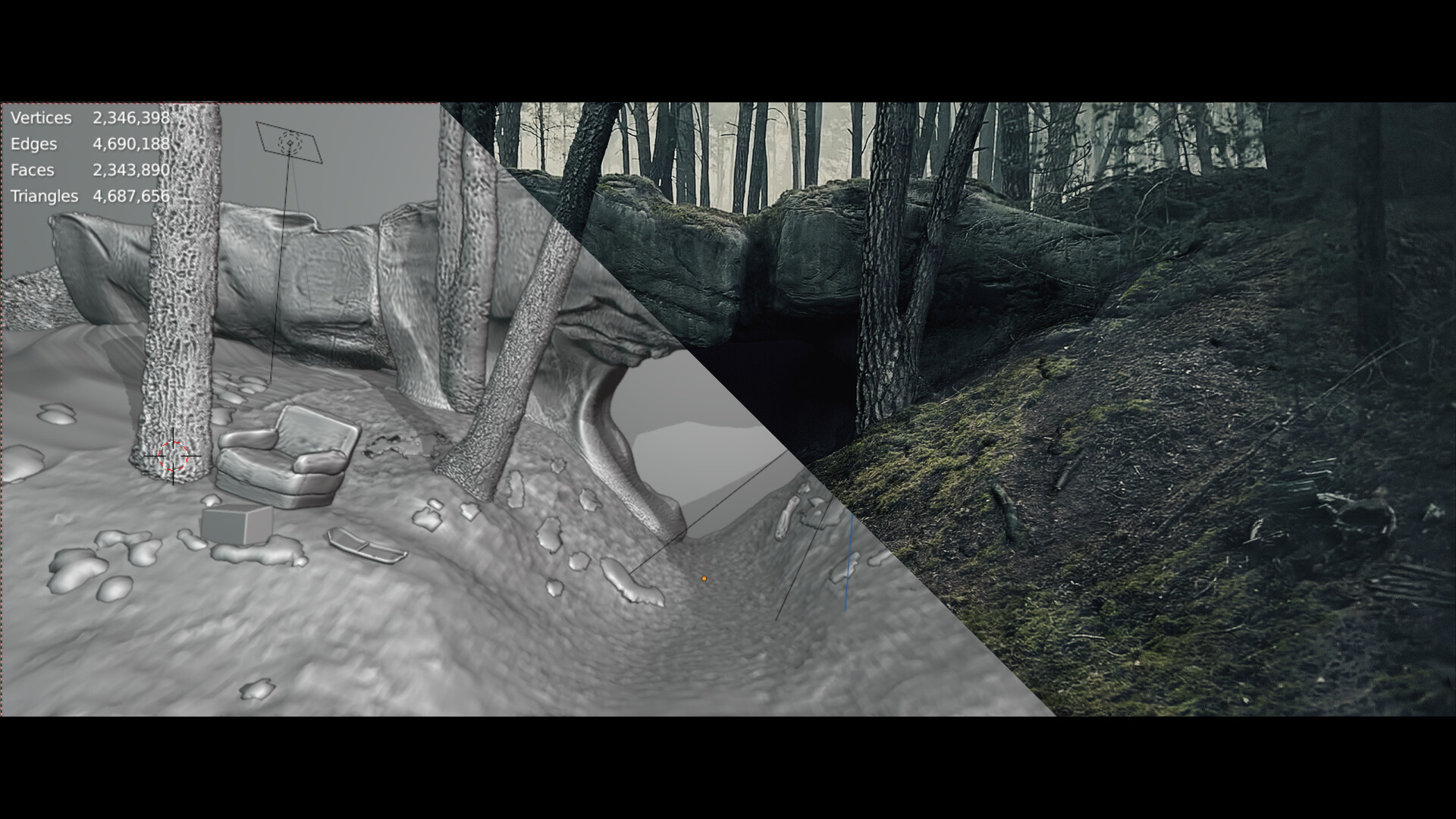 Mitchell Netes - Dark | Winden Cave Poster Remake