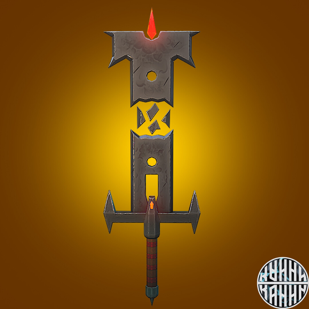 ArtStation - Stylized sword