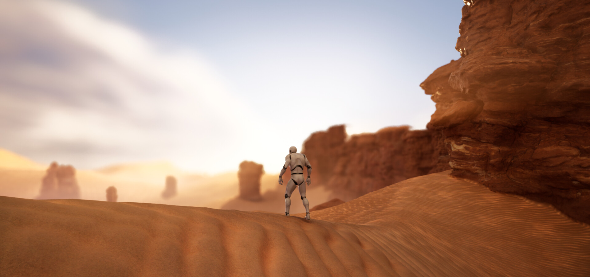 Antoine Steinmann - WIP - Procedural Desert UE 5