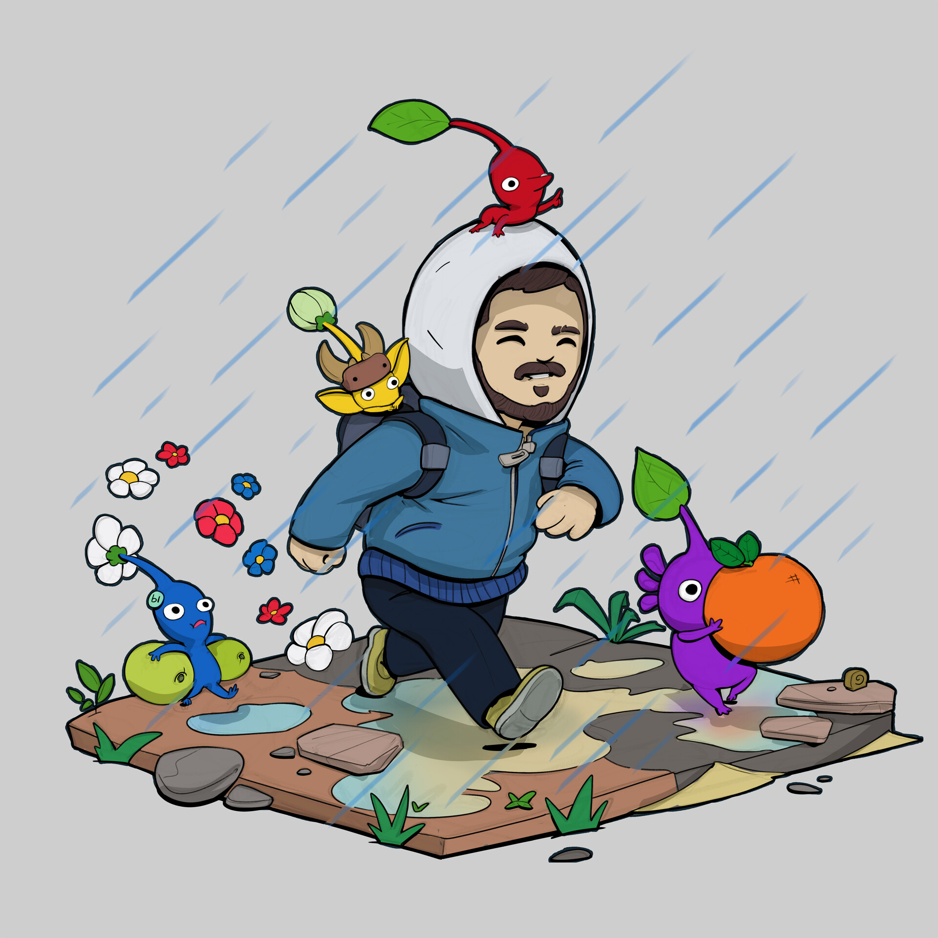 ArtStation - Pikmin Bloom (fanart)