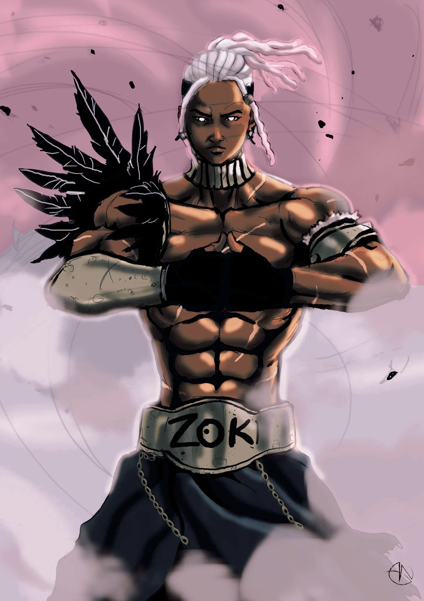 ArtStation - zock personnage réinterprété de la bande dessinée perficio