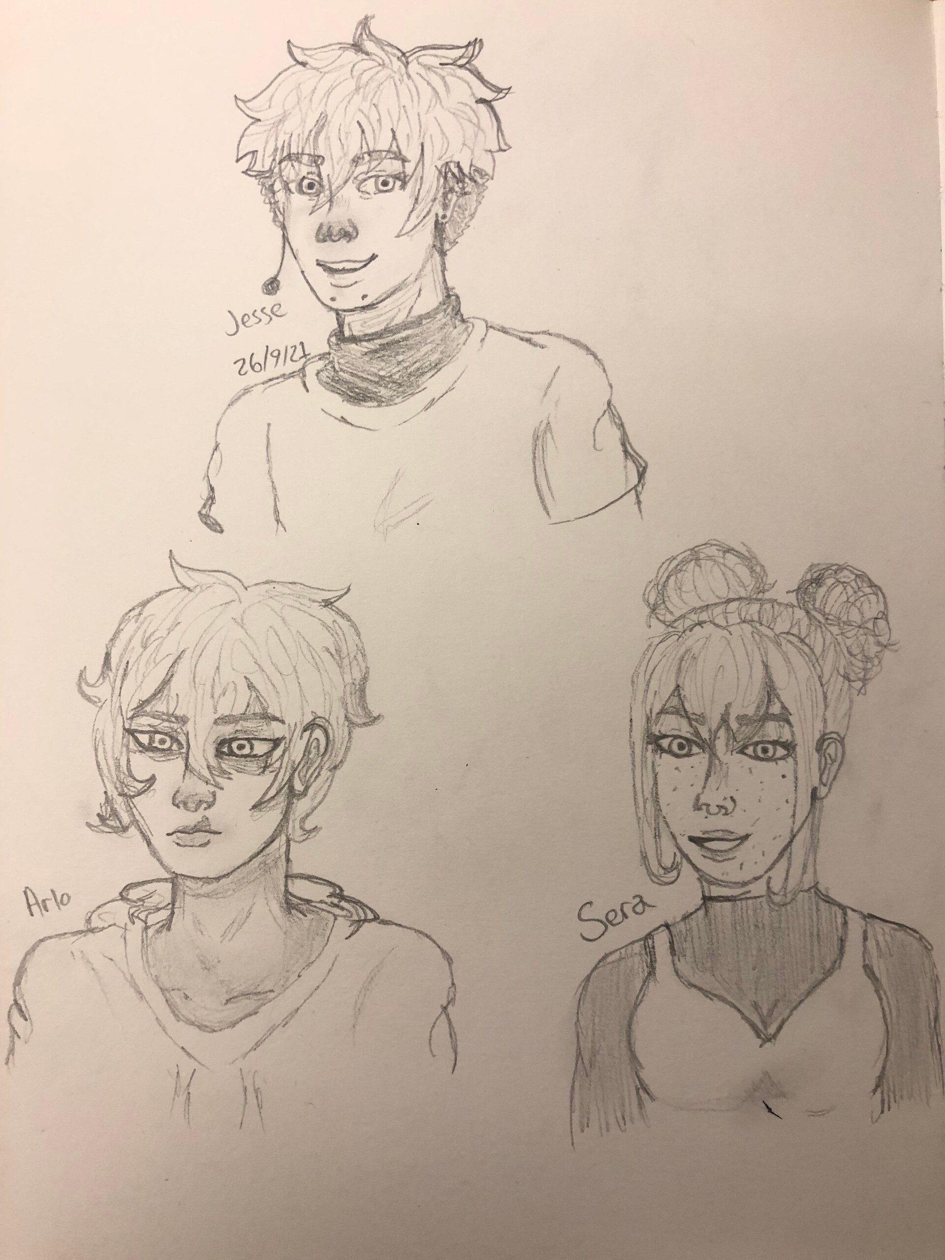 ArtStation - Different Sketching Styles