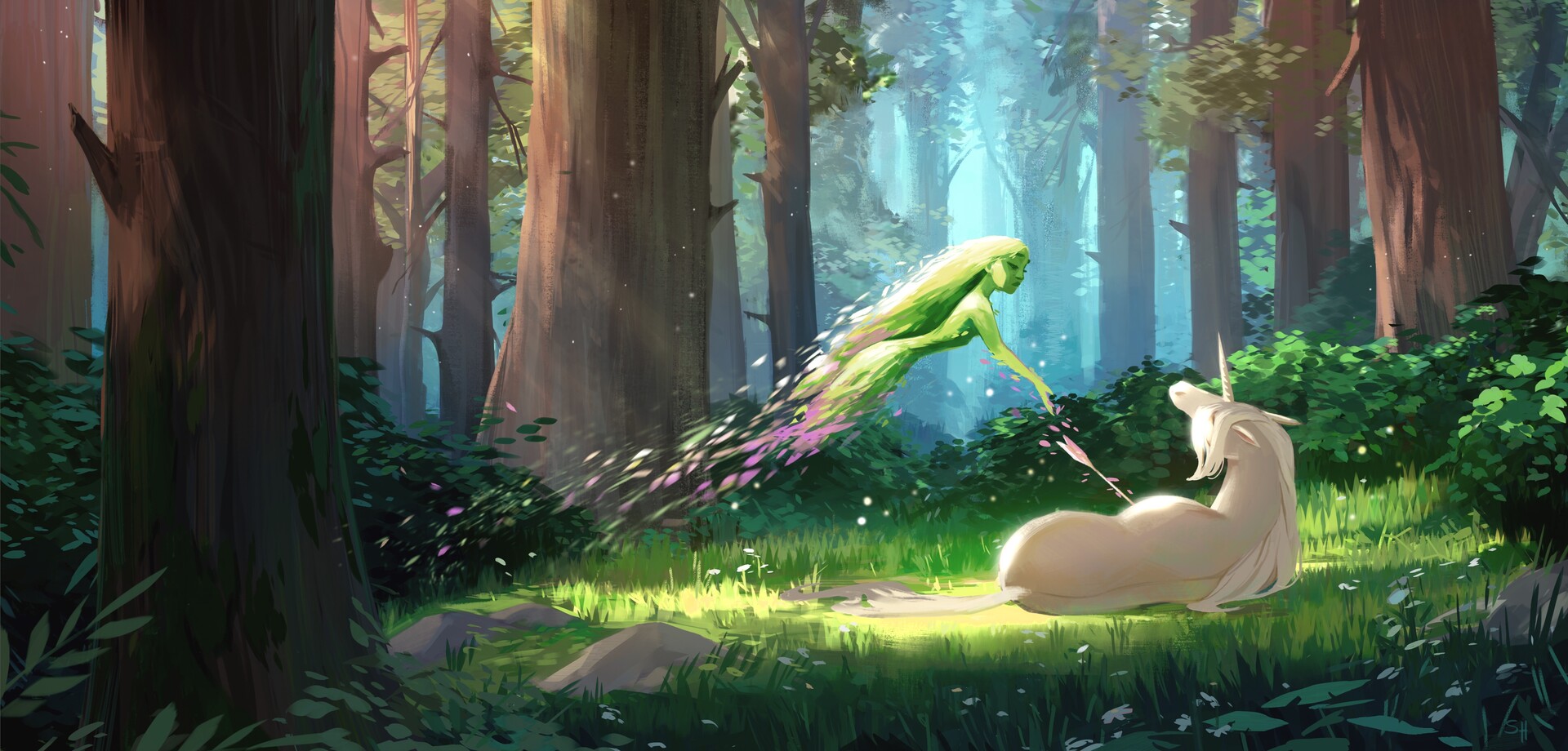 ArtStation - Healing forest