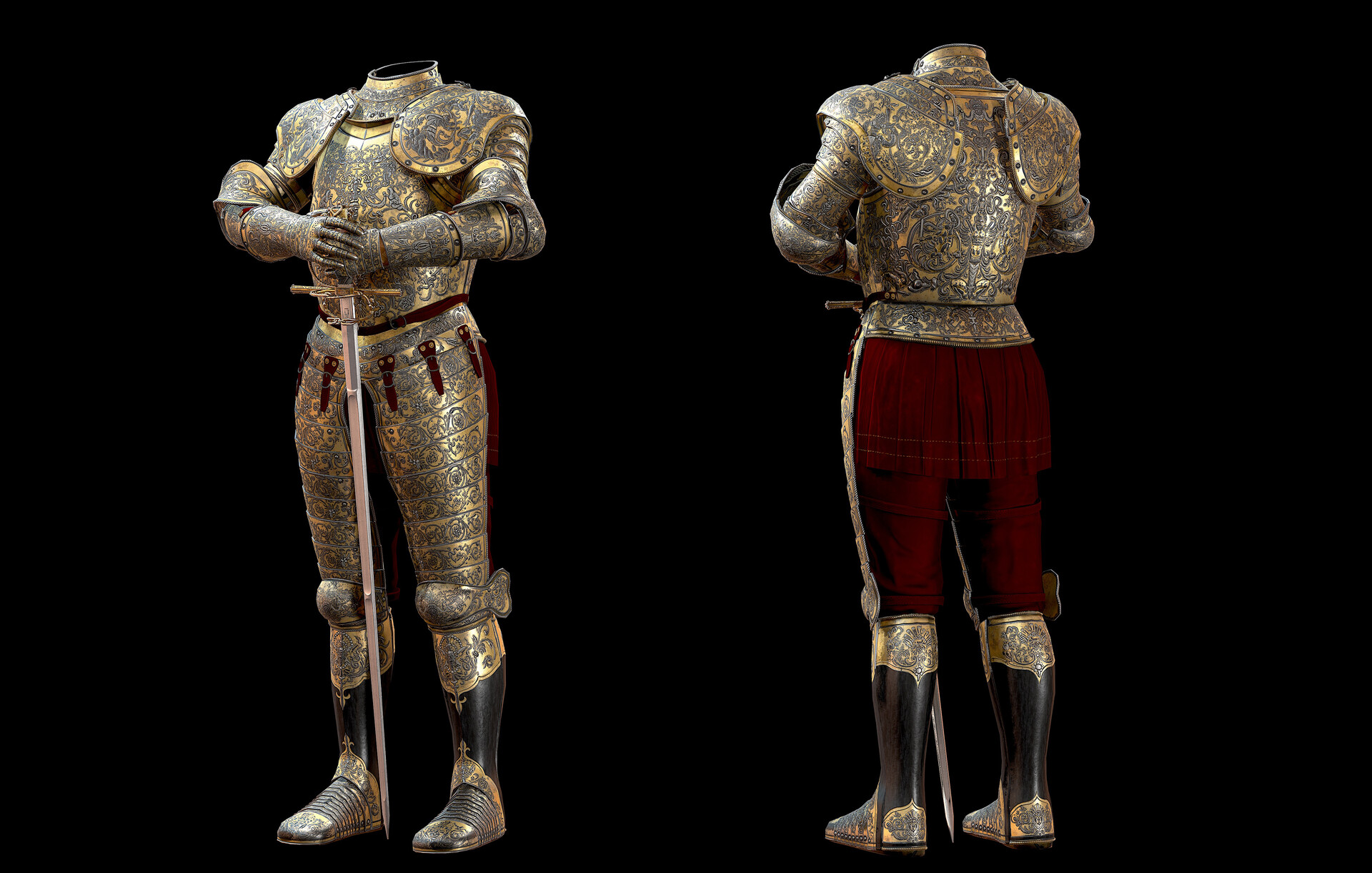 Nicholas Sussmilch Portfolio - Armor of Henry II, King of France ...
