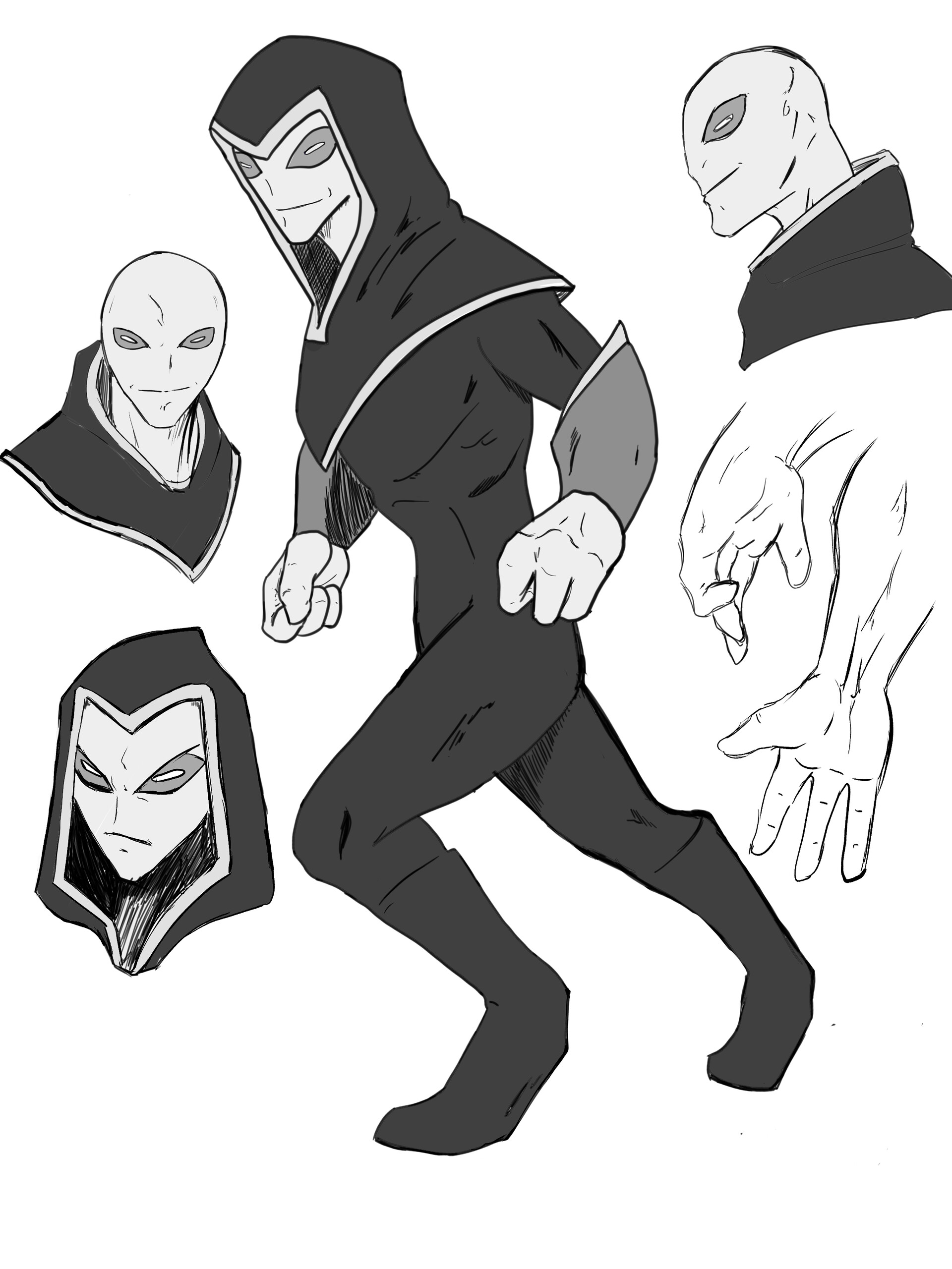 ArtStation - Alien Hero Design Sketches