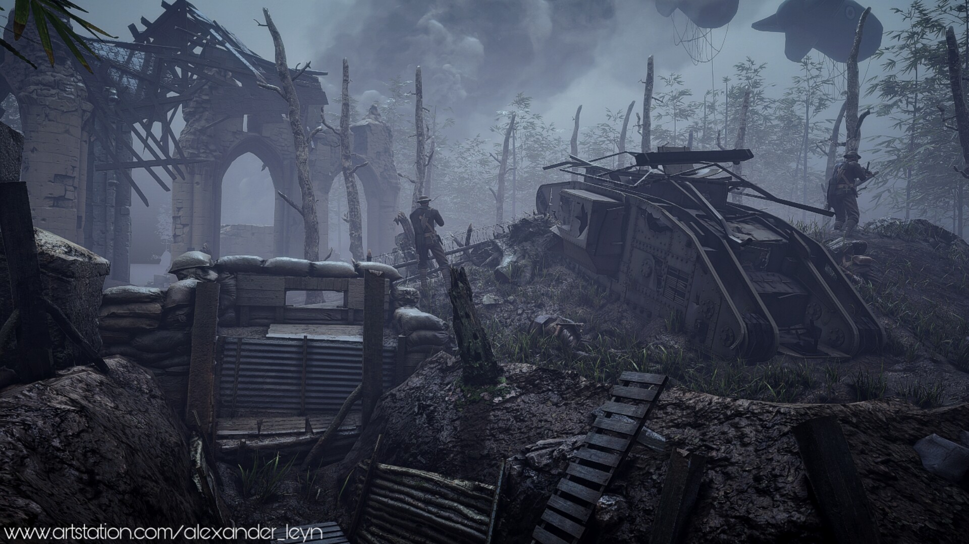 ArtStation - World war 1 | Unity 3D