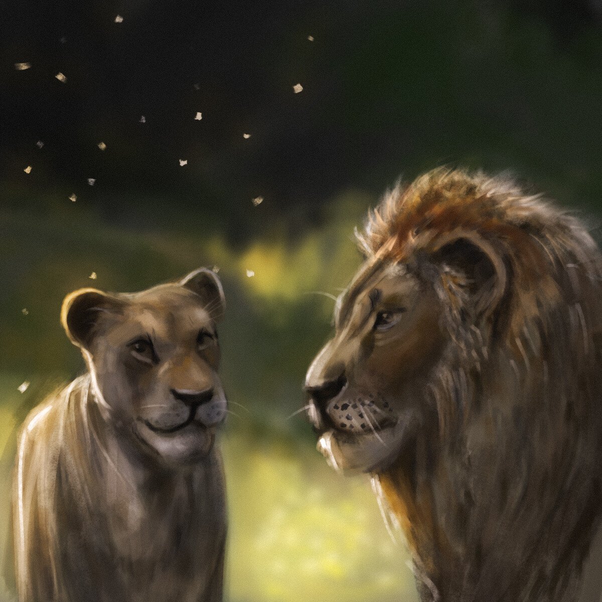 ArtStation - SIMBA AND NALA