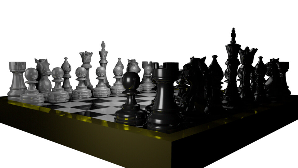 ArtStation - chess render