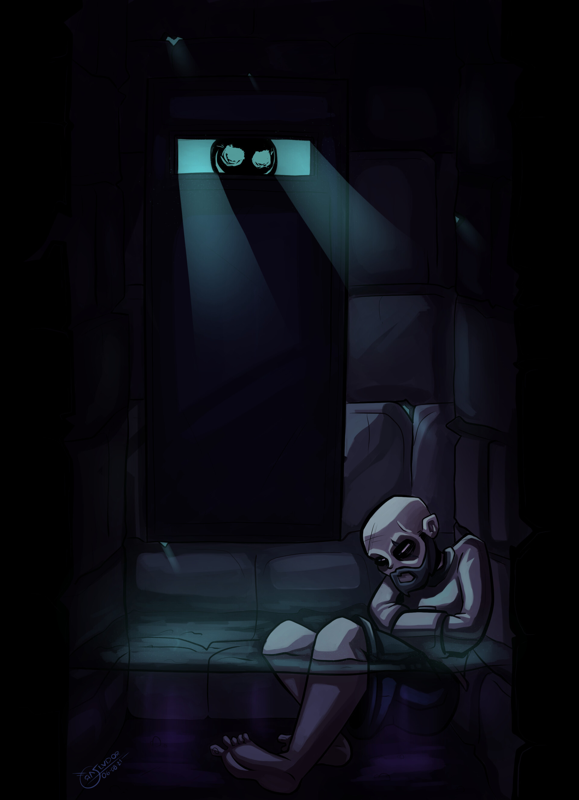 ArtStation - Illustration to Mad Asylum