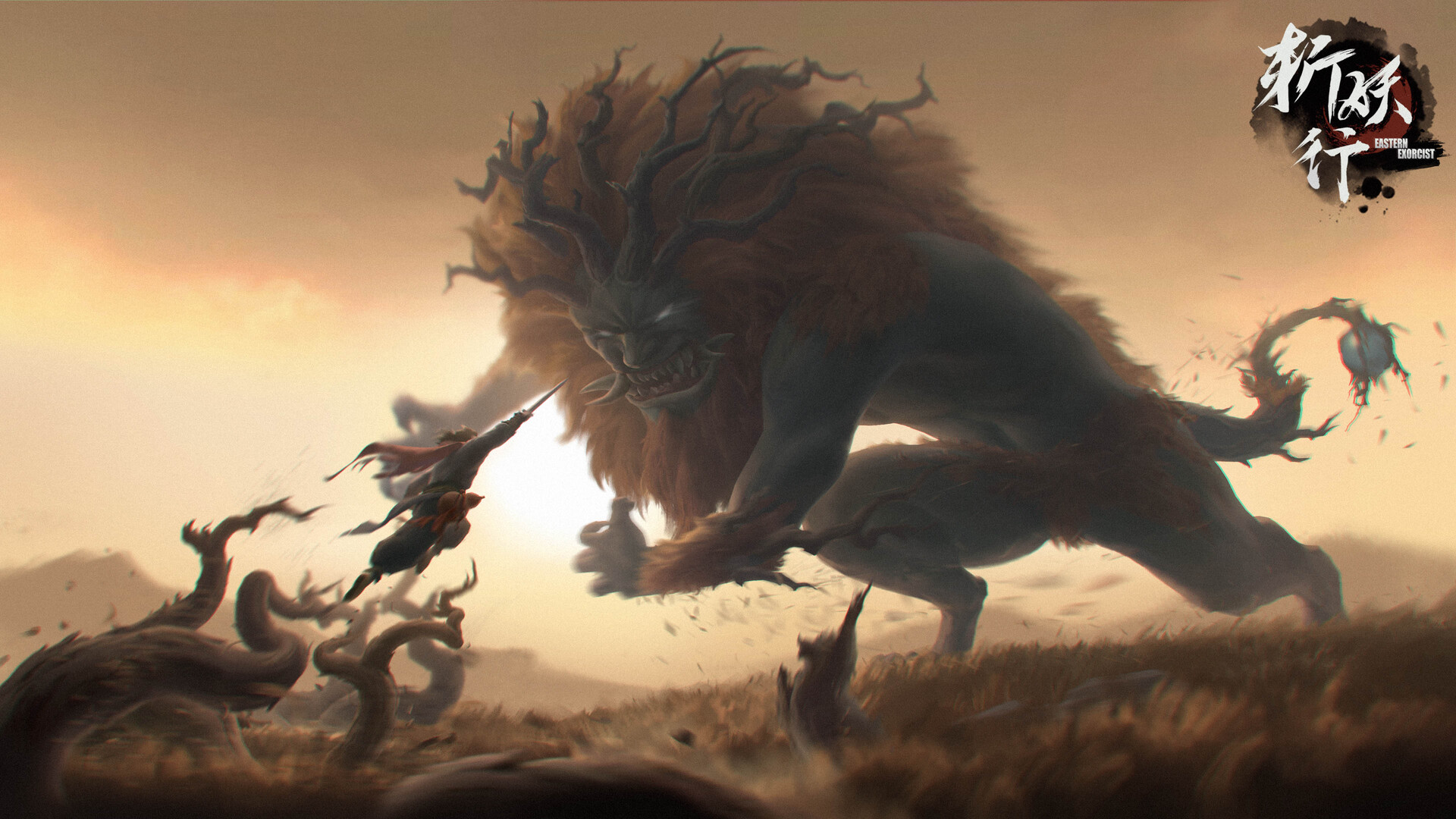 ArtStation - 梼杌 Fight a legendary fierce beast Taowu《斩妖行》/《EASTERN ...