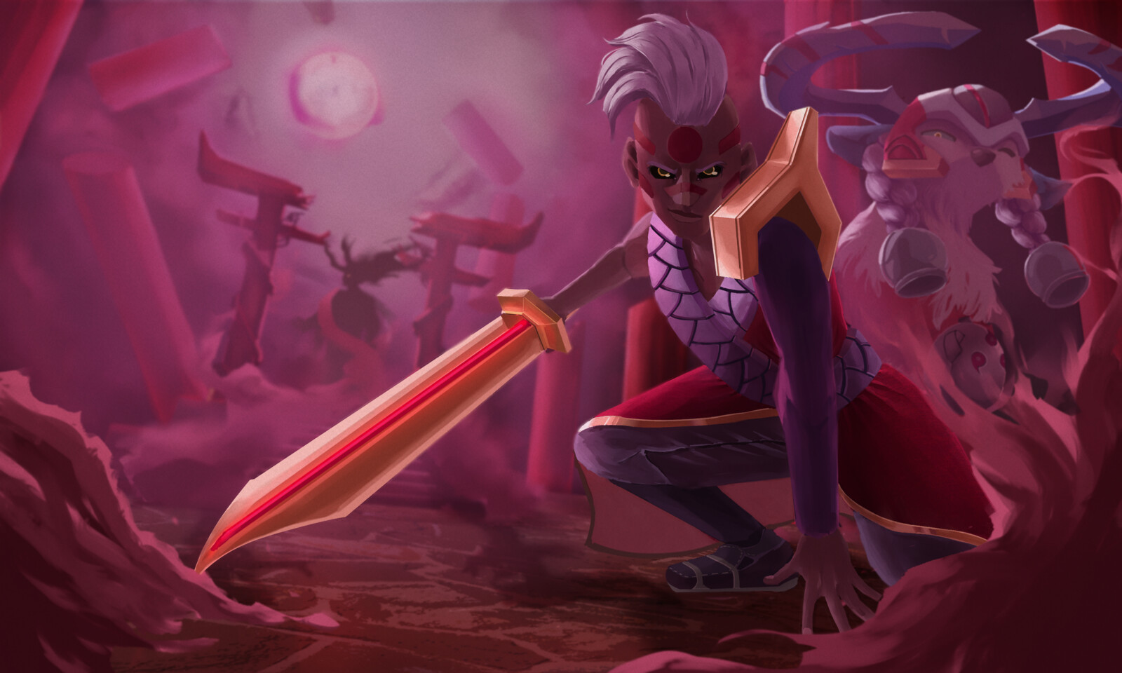 Juan David Nuñez Otero - Fanart - Ekko & little legend Bellswayer Bloodmoon