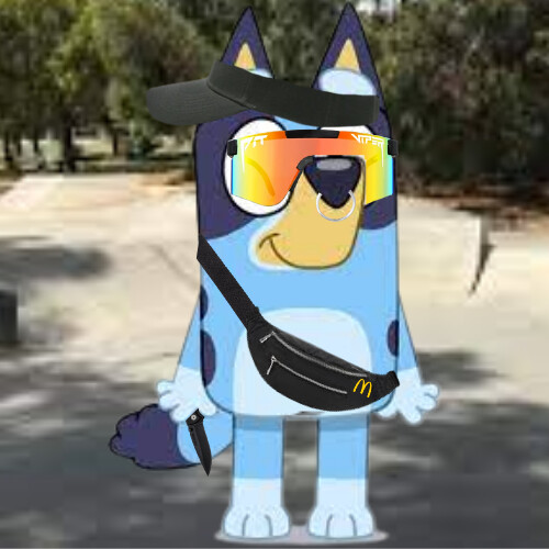 ArtStation - Bluey the childhood Eshay baaaaaa