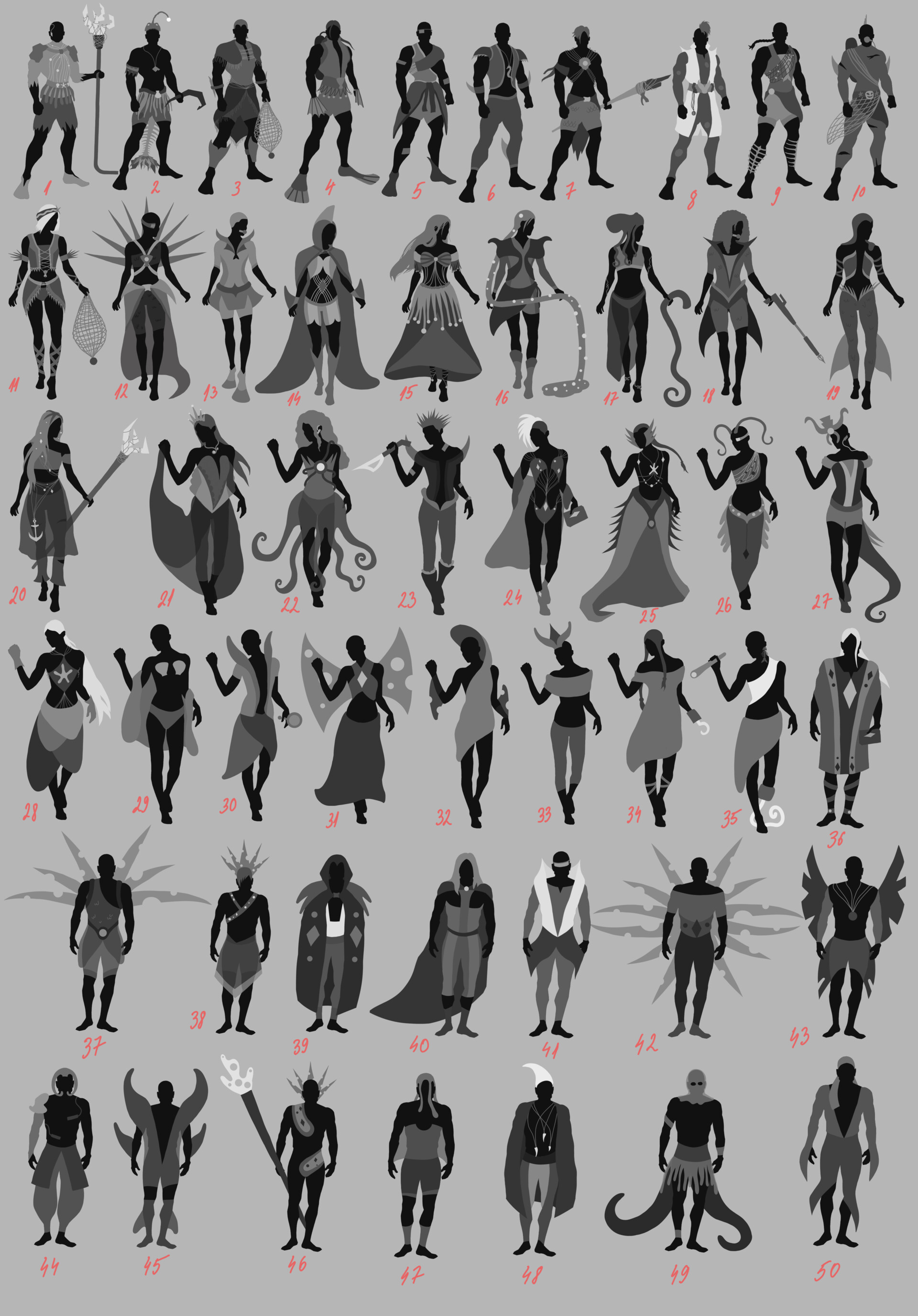 ArtStation - Future tribe project -character iterations