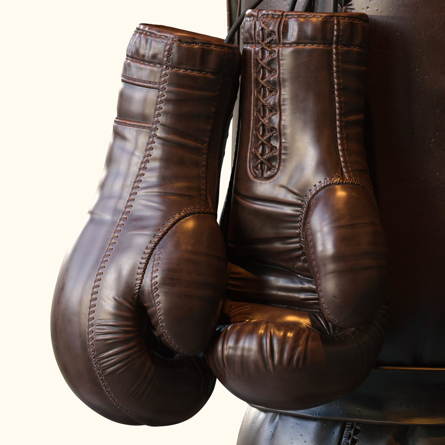 ArtStation - Leather Boxing Gloves