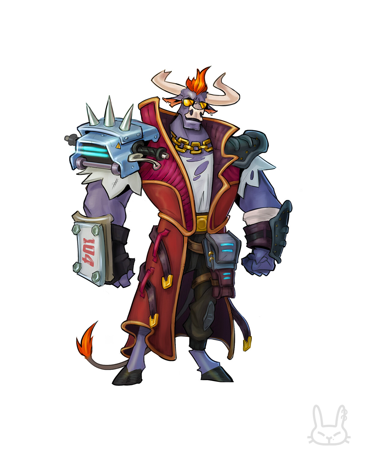 ArtStation - tough bull! fun!