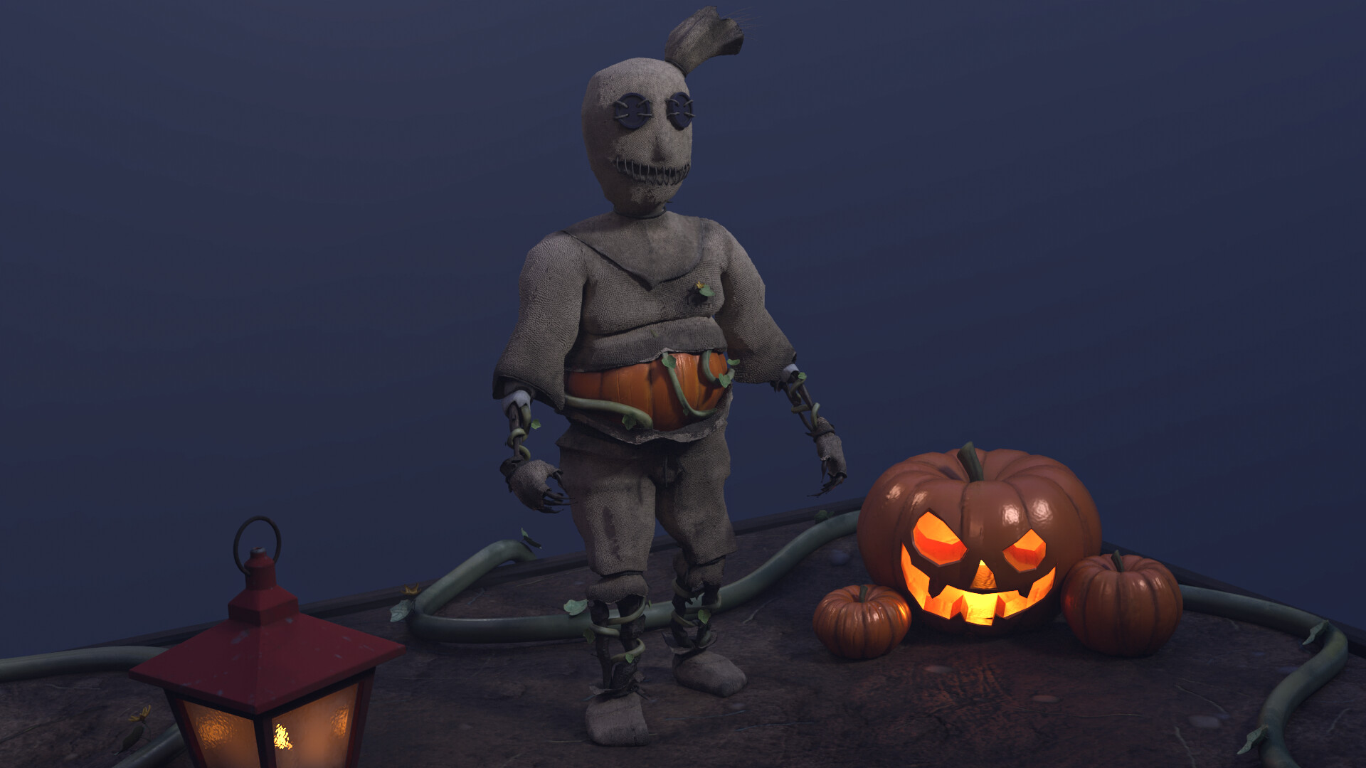 ArtStation - Conjured Scarecrow