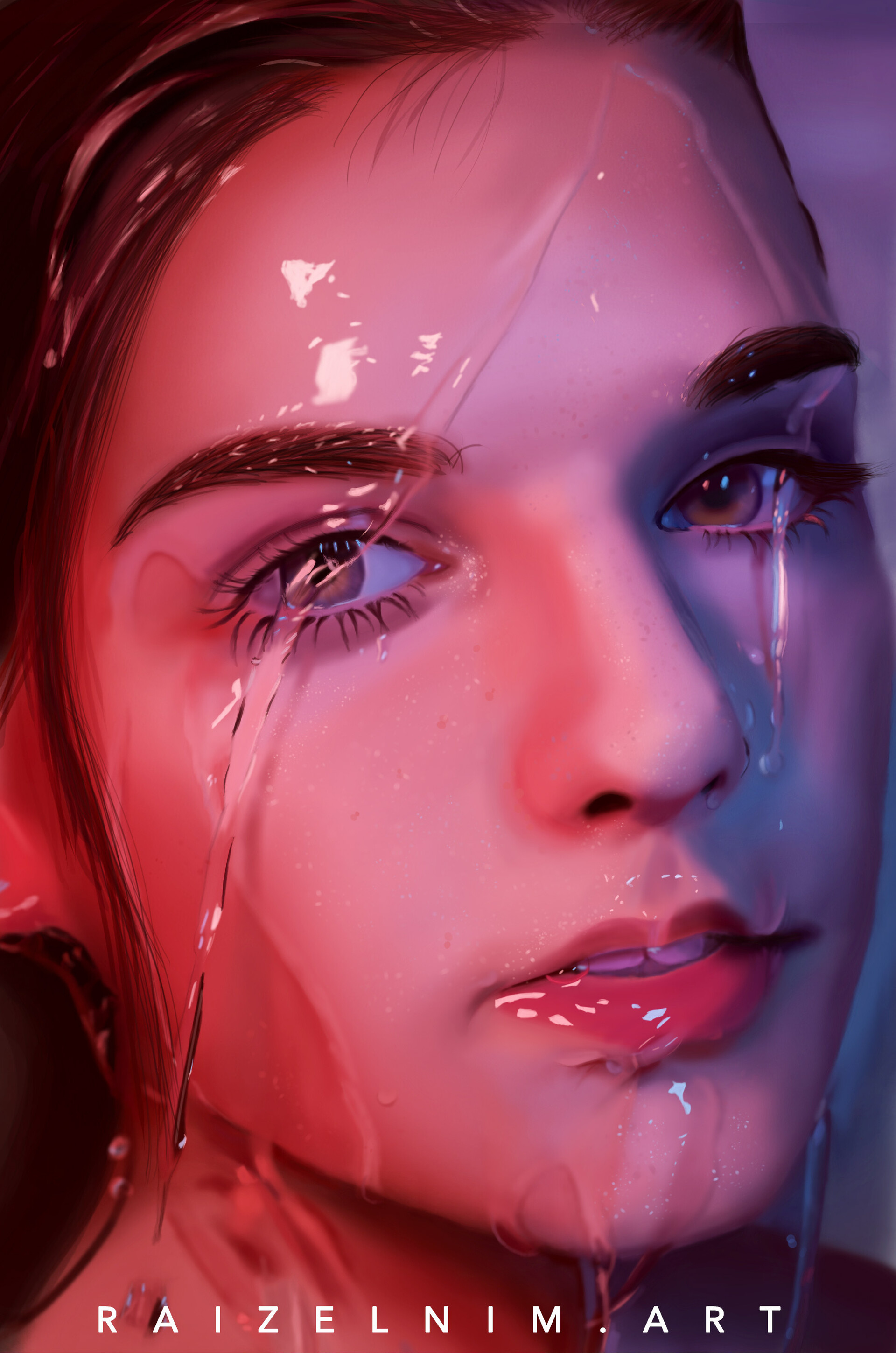 ArtStation - water face