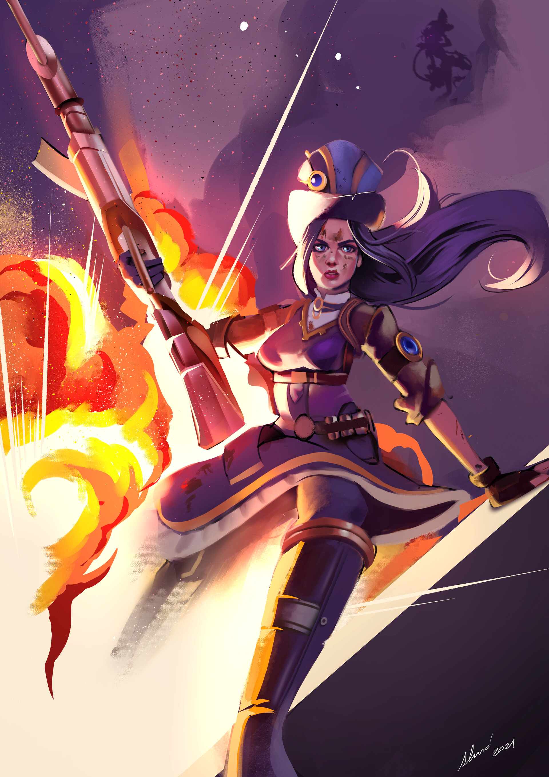 ArtStation - Caitlyn - League of Legends