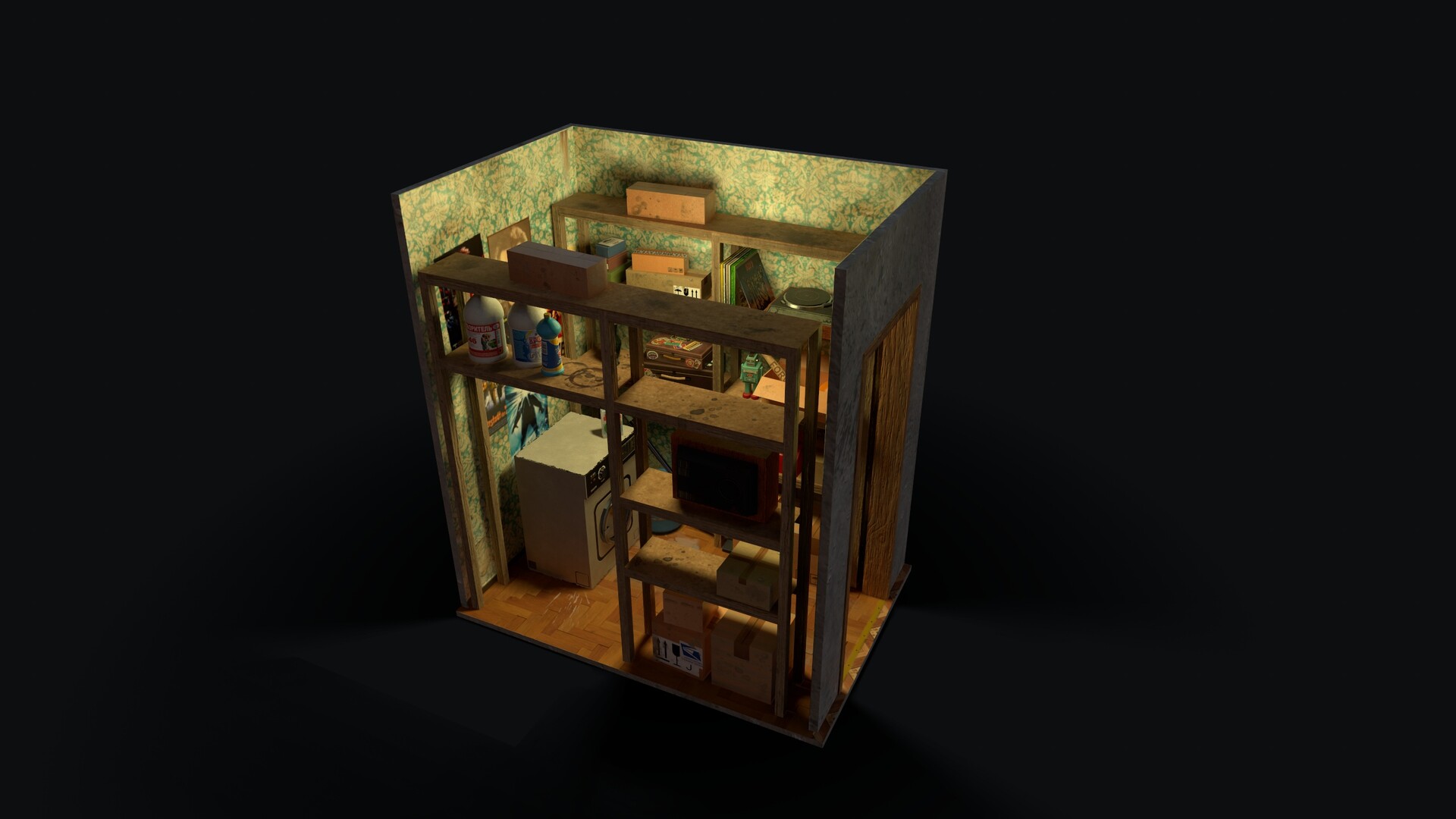 ArtStation - Storage room USSR